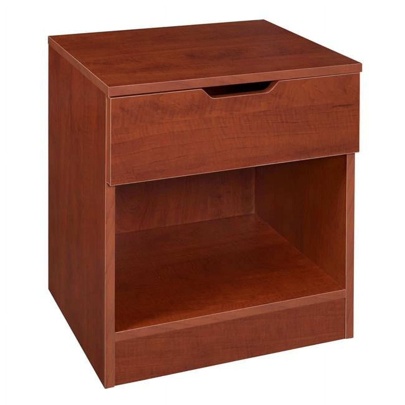 Niche Mod Single Drawer Night Stand- Cherry - Walmart Business Supplies