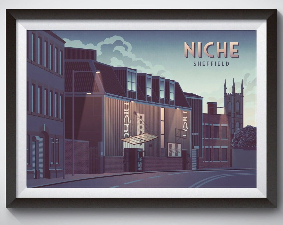 Niche Nightclub Poster, Sheffield, Dance Music, Sidney Street, Bassline ...