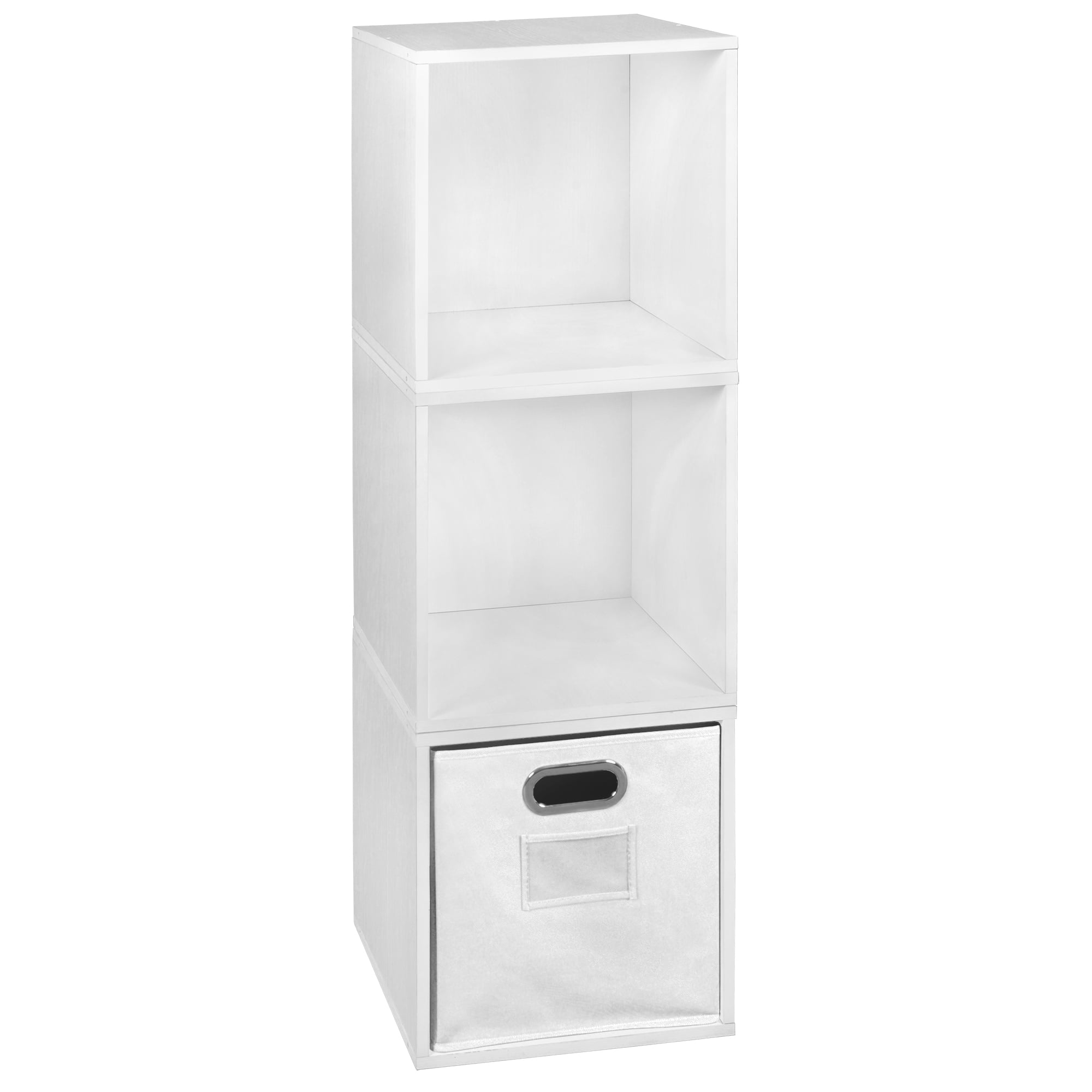 Niche PC3PKWH1TOTEWH Cubo Storage Set with 3 Cubes & 1 Canvas Bin ...