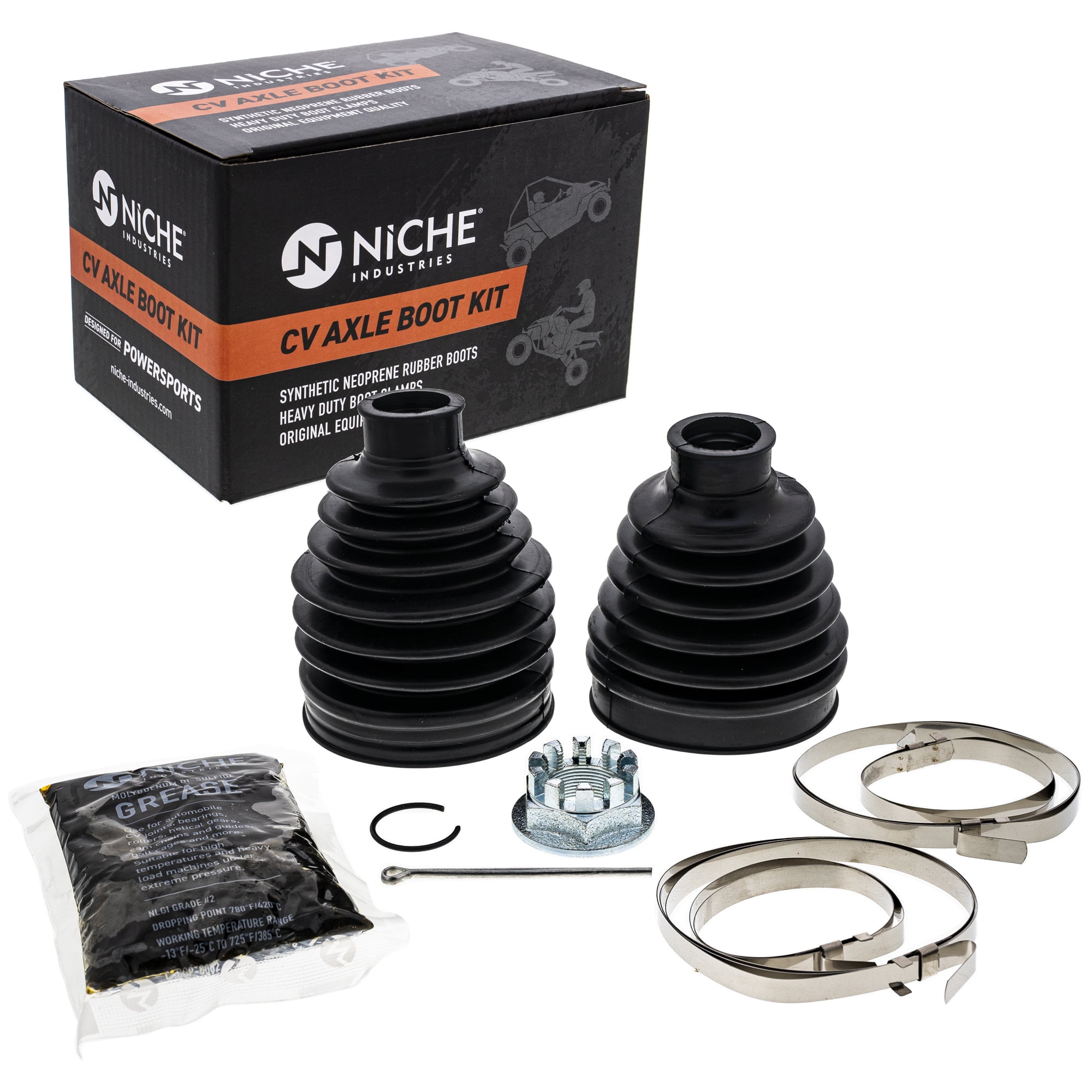 Niche Rear CV Axle Boot Kit for Honda 42230-HR6-A62 Rancher 420 ATV 519 ...