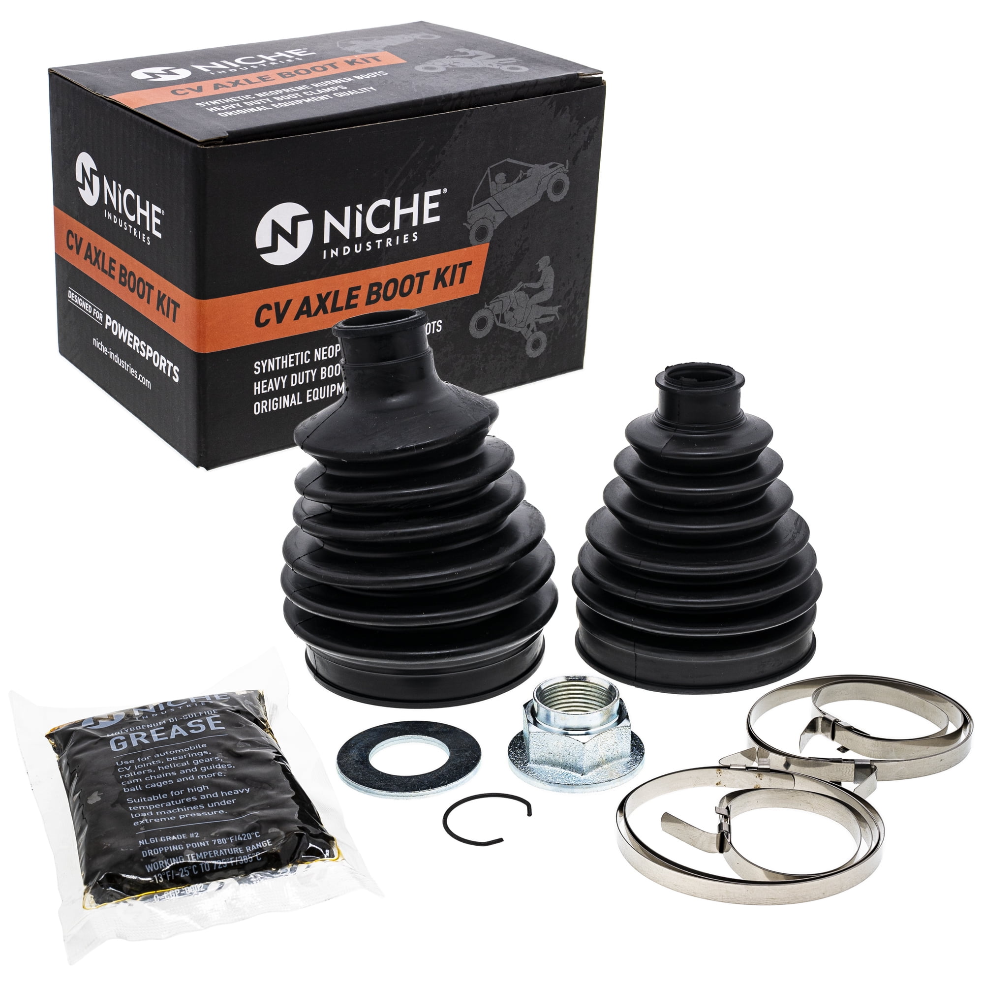 Niche Rear CV Axle Boot Kit for Yamaha Wolverine X2 UTV 519-KCV2208B ...