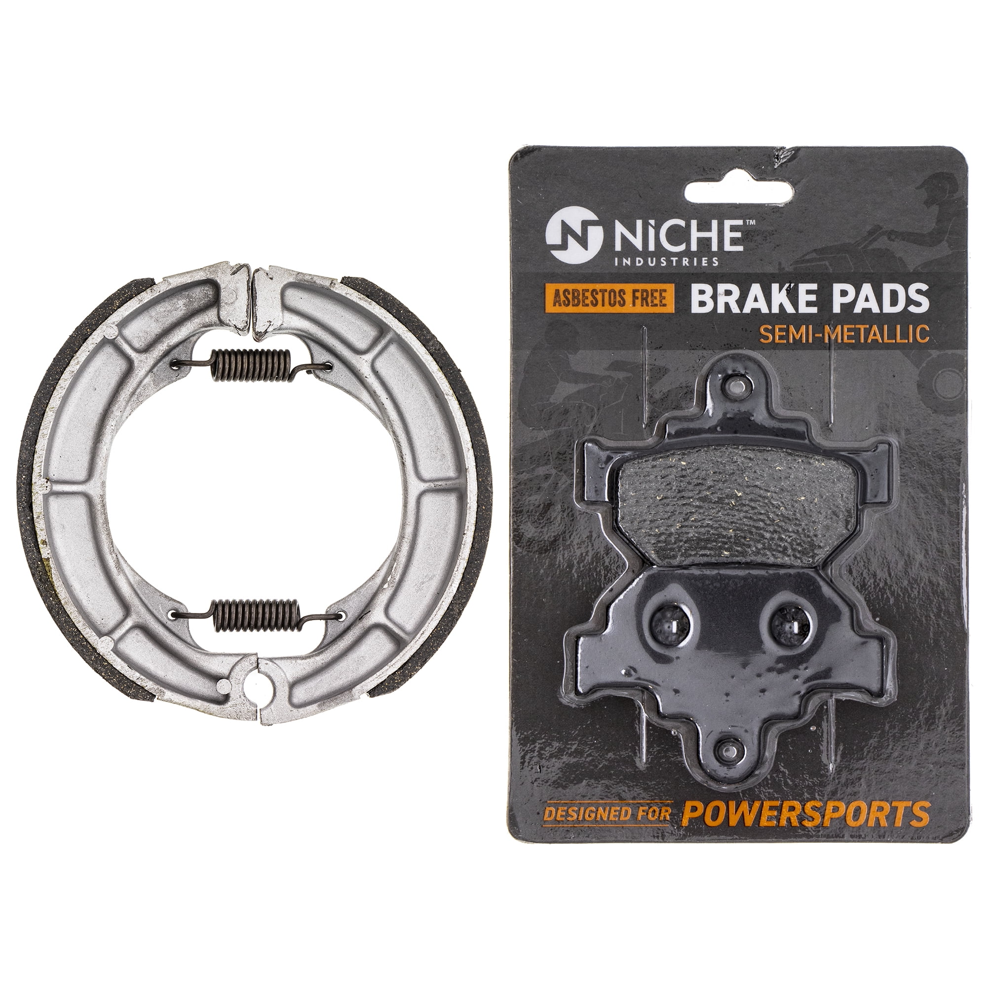 Niche Semi-Metallic Brake Pad with Shoe Set for Suzuki Boulevard Savage ...