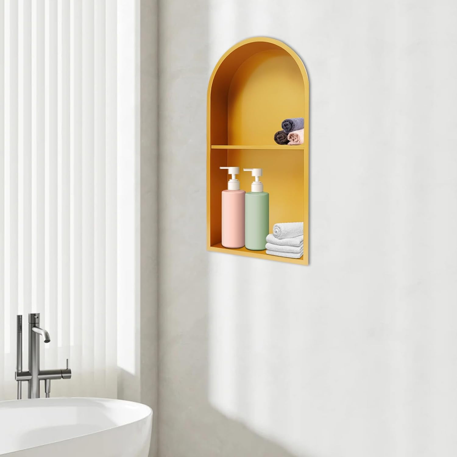 Niche for Shower Wall 12x24 Inch No Tile Needed Stainless Steel Shower ...