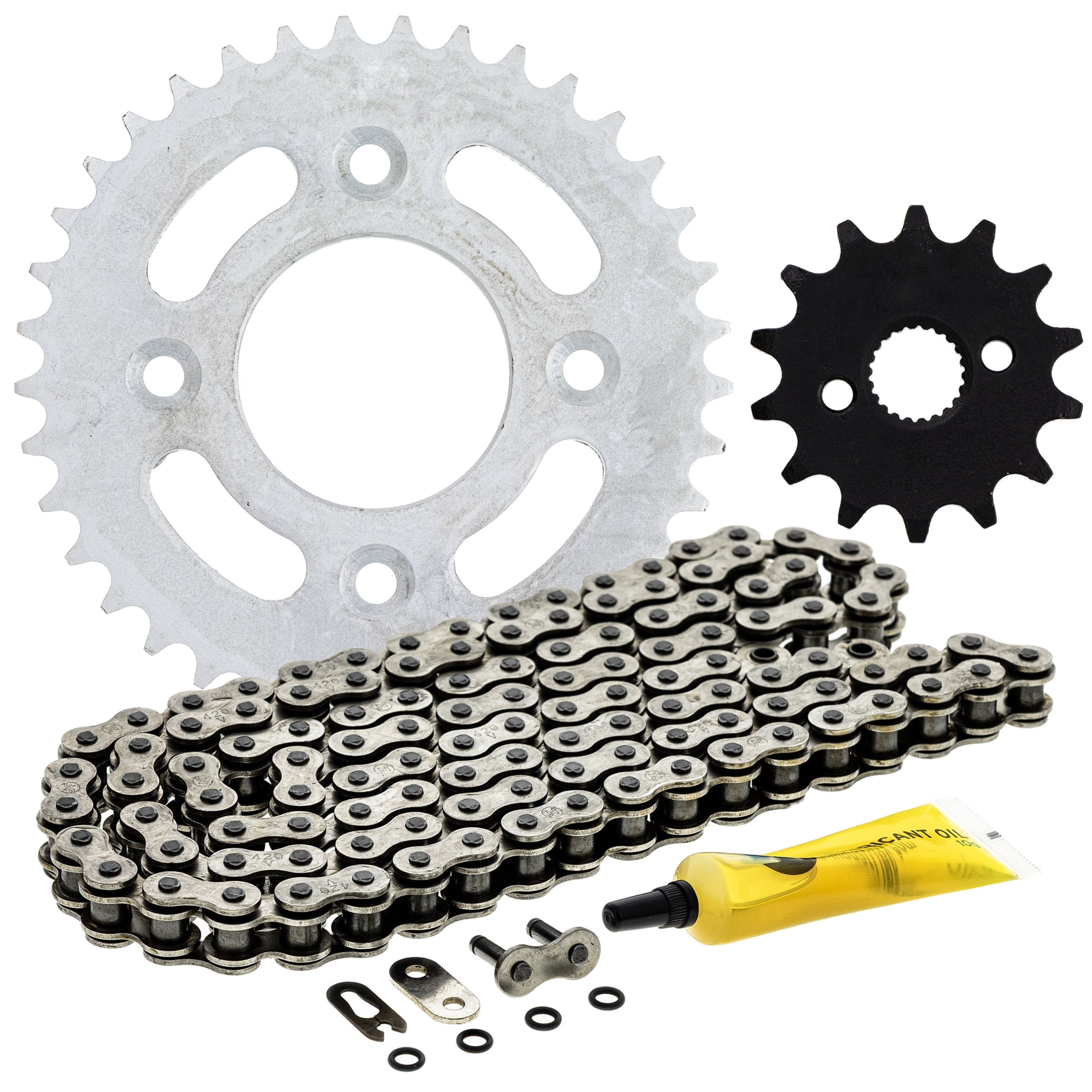 Niche Sprocket Chain Set for Honda XR50R 14/37T 420 O-Ring Motorcycle ...