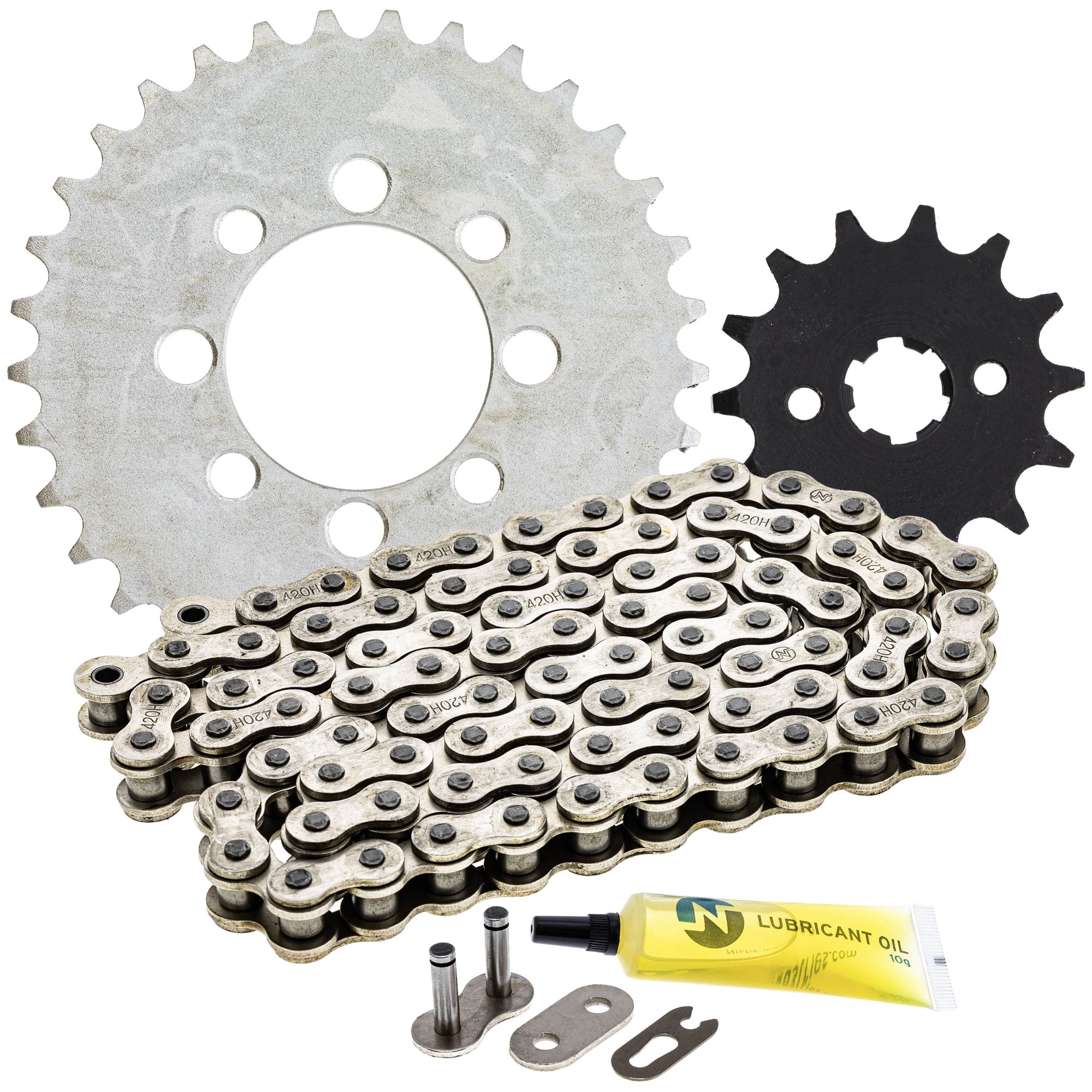 Niche Sprocket Chain Set for Kawasaki KLX110 14/33T 420 Motorcycle ...