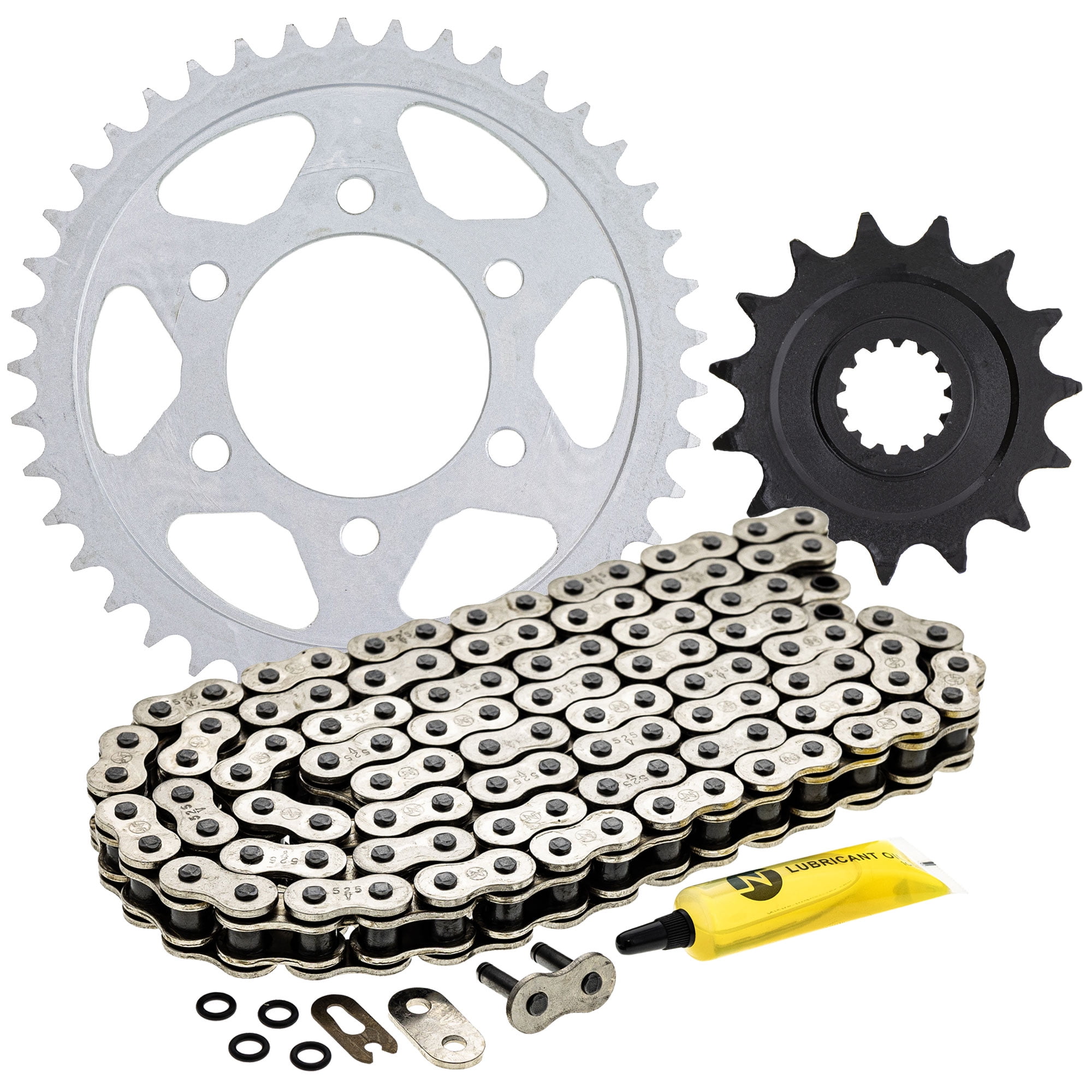 Niche Sprocket Chain Set for Kawasaki Z1000SX 15/41T 525 O-Ring ...
