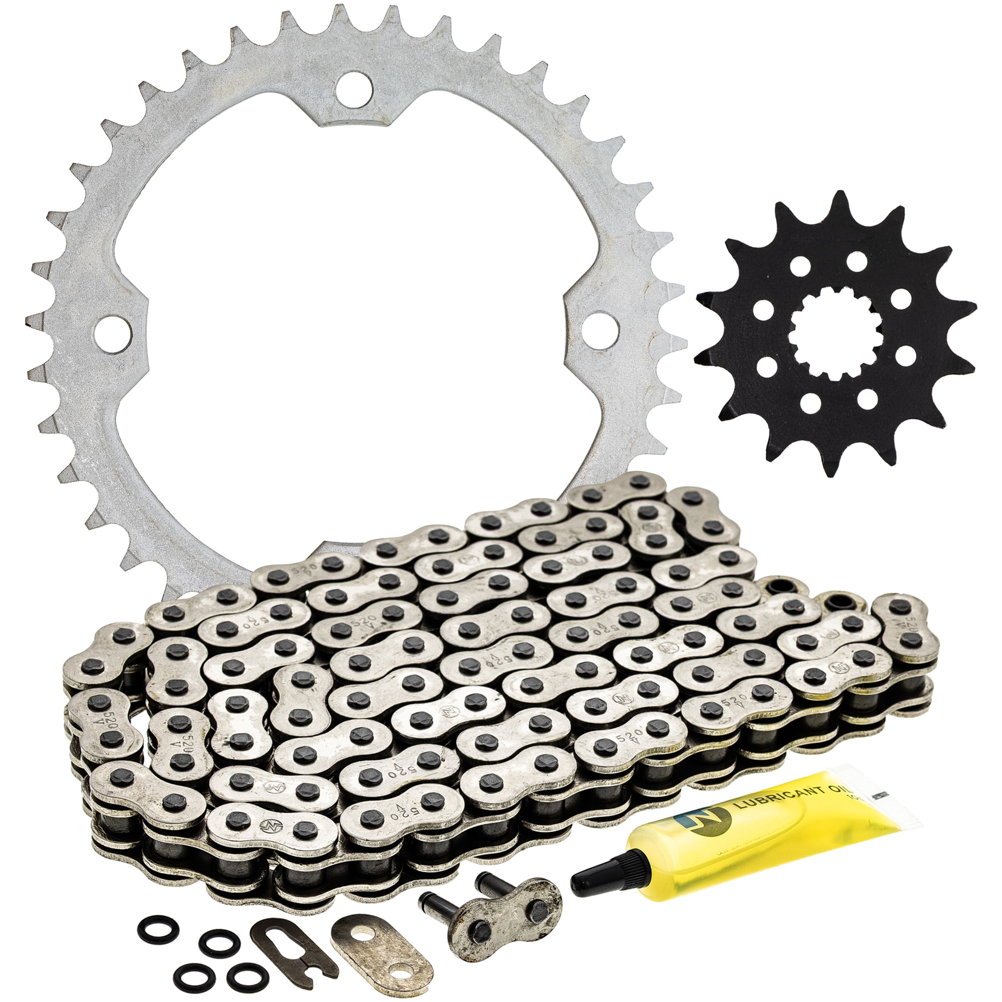 Niche Sprocket Chain Set for Yamaha YFZ450 14/38T 520 O-Ring ATV ...
