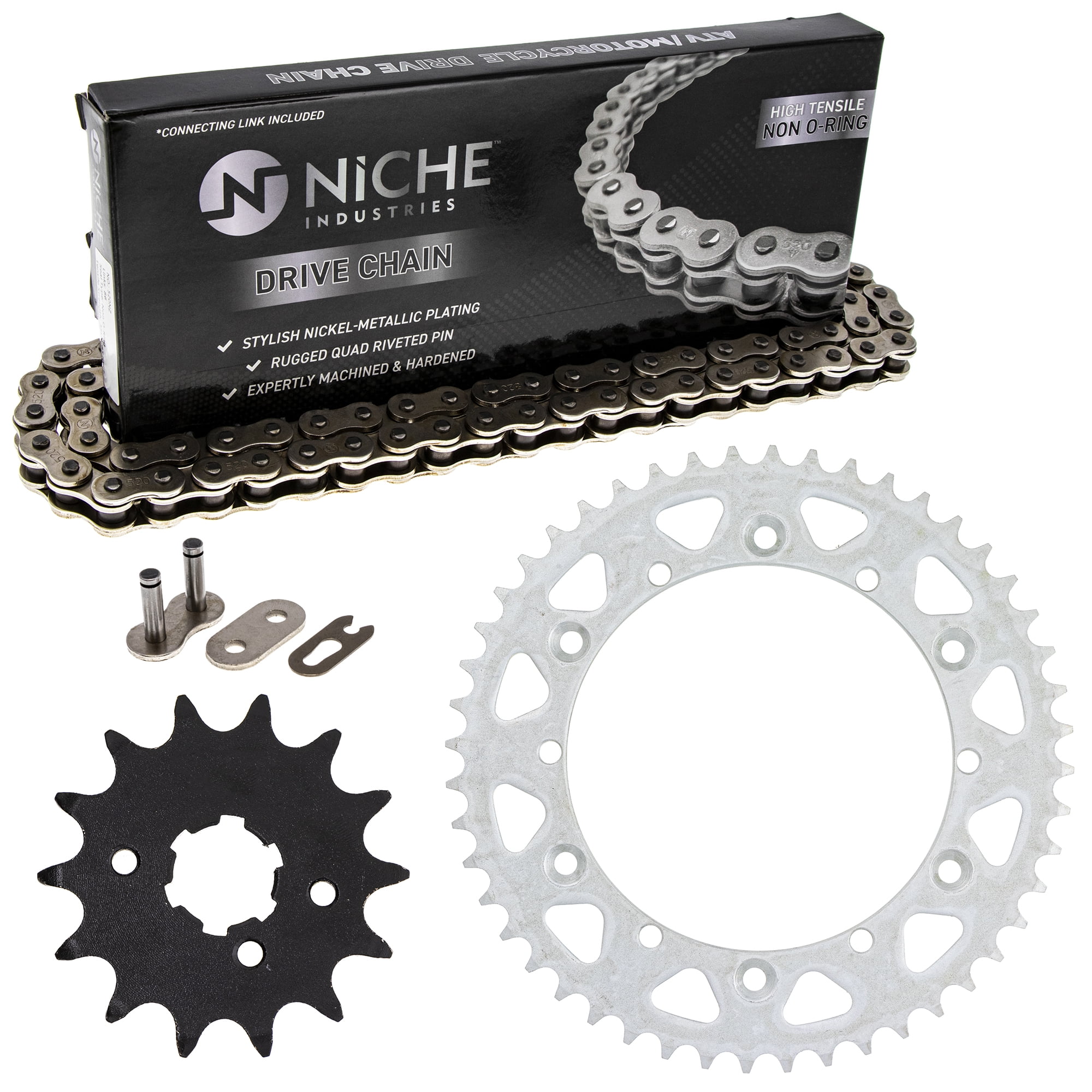 Niche Sprocket Chain Set for Yamaha YZ250 14/48T 520 Motorcycle ...