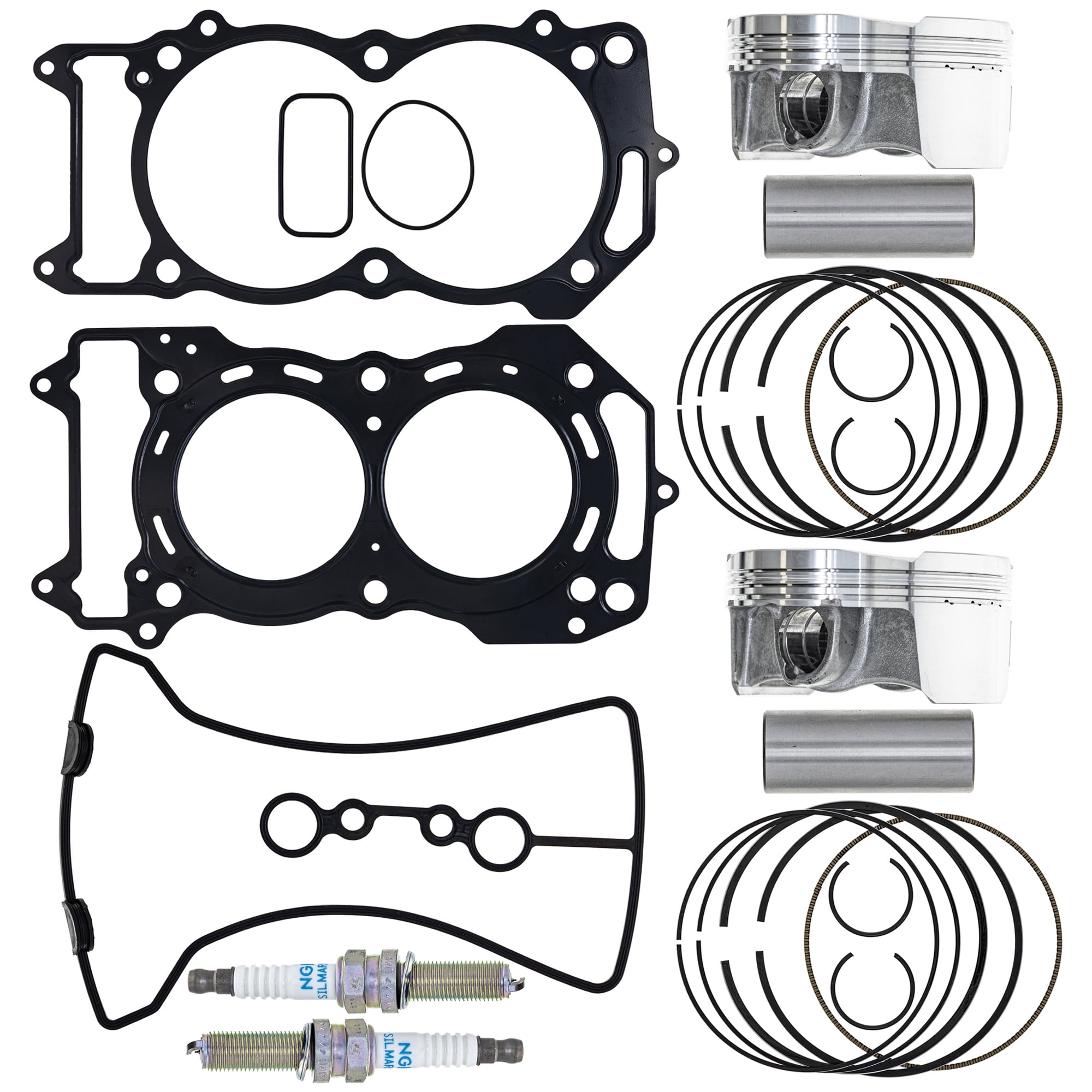Niche Stock Piston Gasket Spark Plug Kit for Kawasaki Teryx KRX 1000 MK1011893 - Walmart.com
