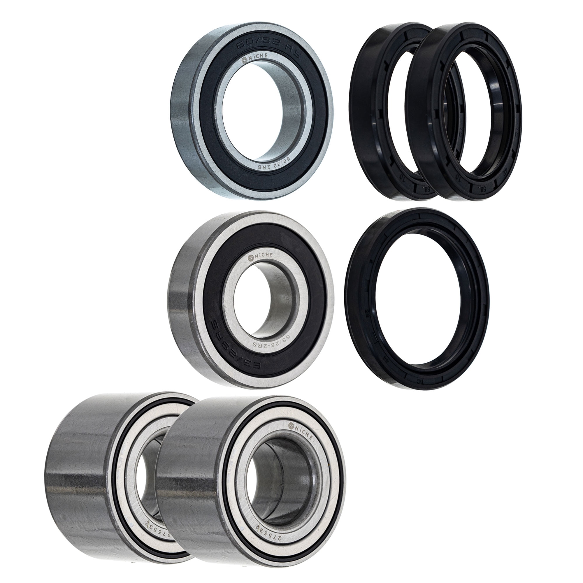 Niche Wheel Bearing Seal Kit for Honda Rancher 420 foreman Rubicon 500 ...