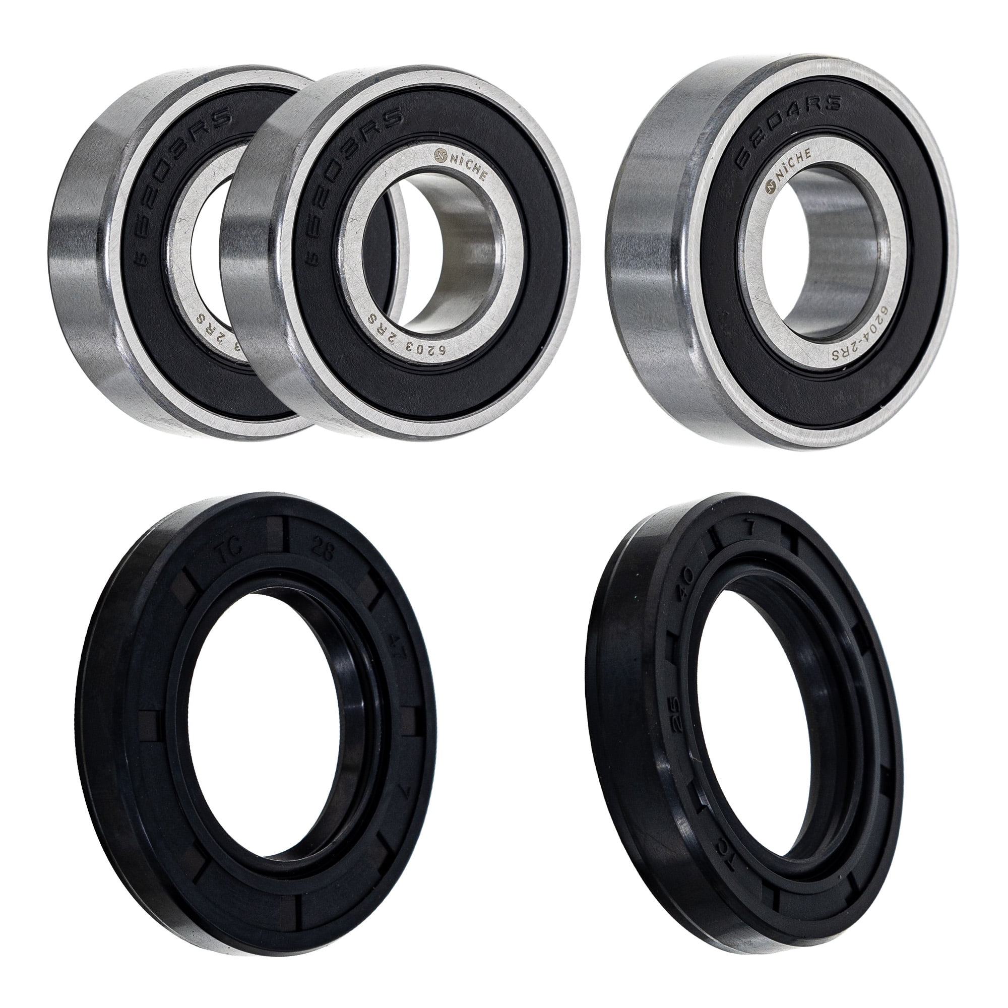 Niche Wheel Bearing Seal Kit for Honda XR250L 6203-2RS 6204-2RS ...