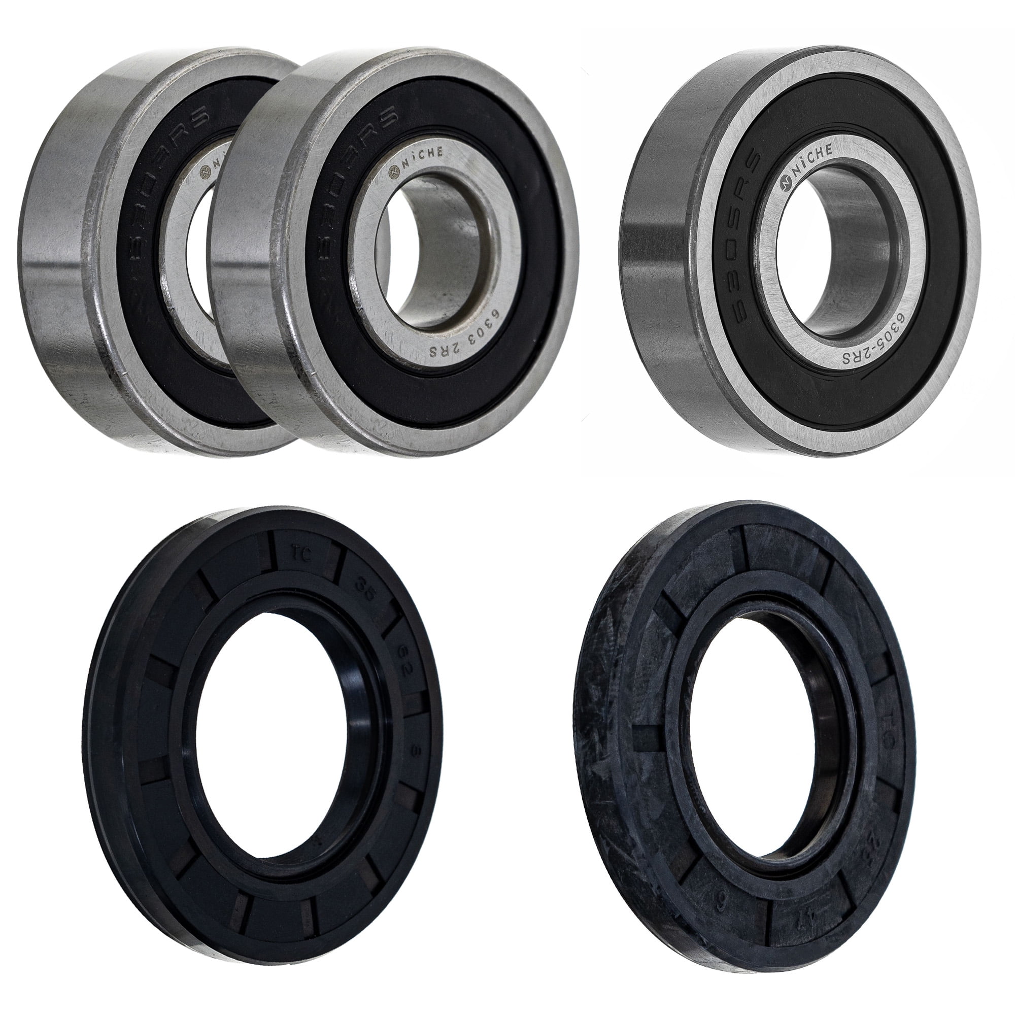 Niche Wheel Bearing Seal Kit for Suzuki GS500 SV650 GSX600F Katana 6303 ...