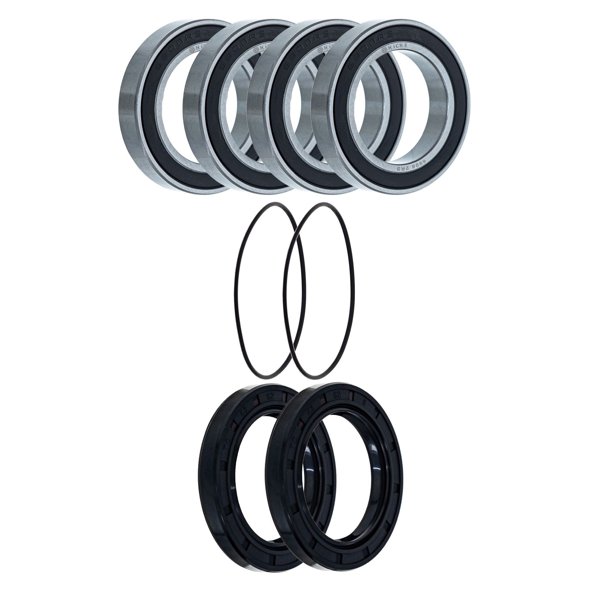Niche Wheel Bearing Seal Kit for Suzuki Quadracer 450 LTR450 6908-2RS ...