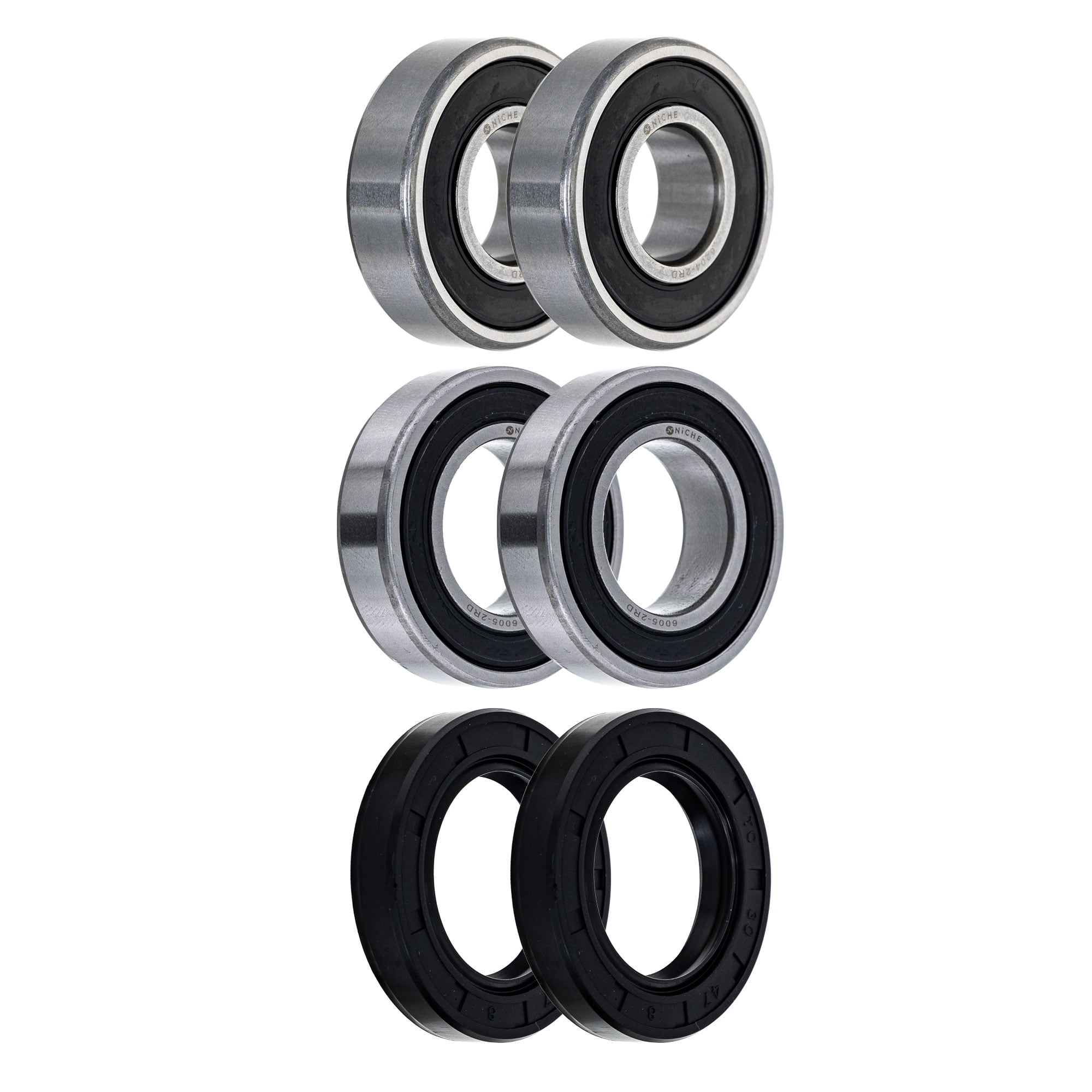 Niche Wheel Bearing Seal Kit for Yamaha Pro Hauler 700 1000 6005-2RDQE6 ...