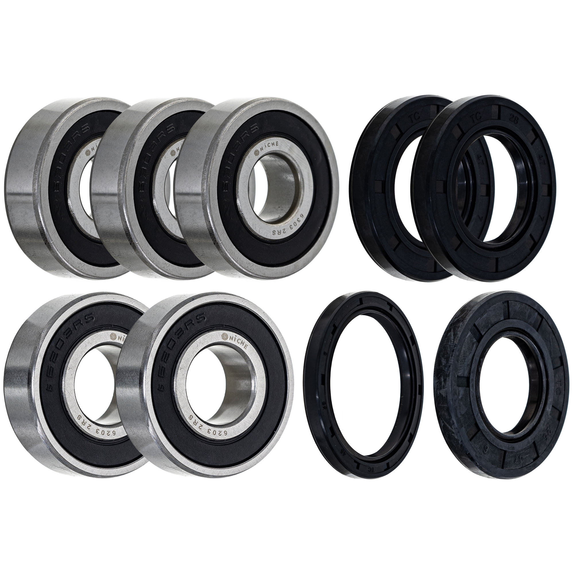 Niche Wheel Bearing Seal Kit for Yamaha XVS1100 V-Star 6203-2RS ...