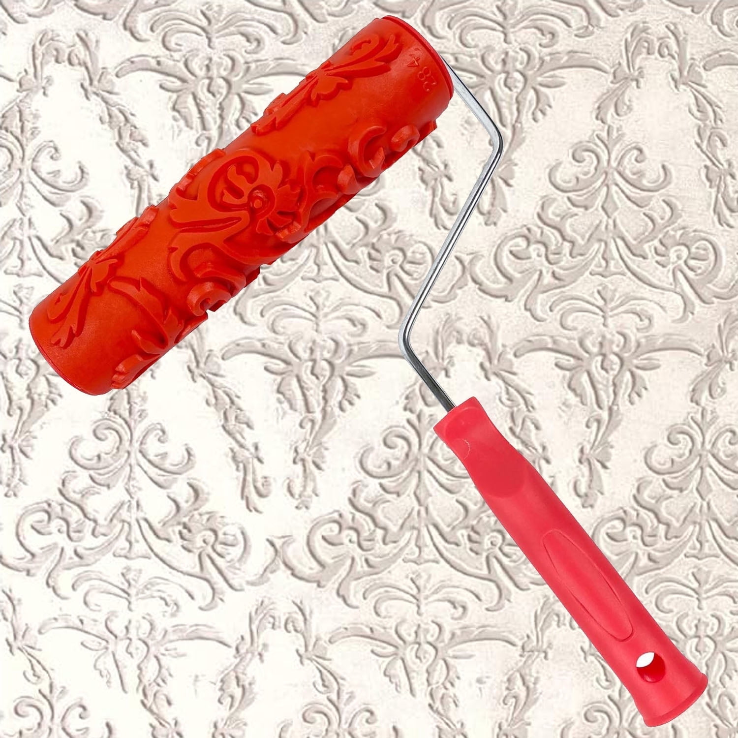 Nichiyo 7'' Texture Roller, DIY Decorative Art Pattern Paint Roller ...