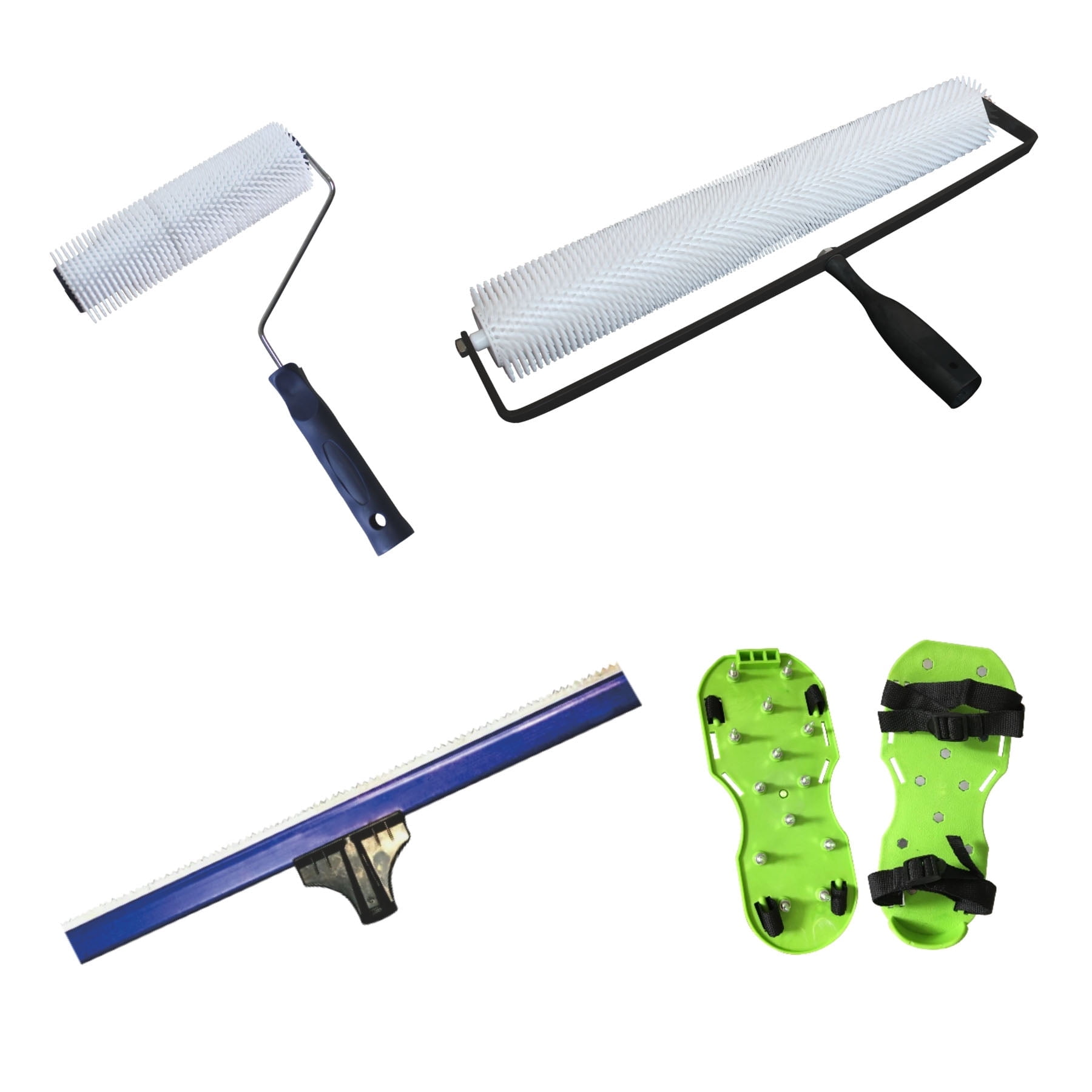 Nichiyo Self-Levelling Cement Tool Kit, 4-in-1 Epoxy Floor Tool Kit, 2 ...