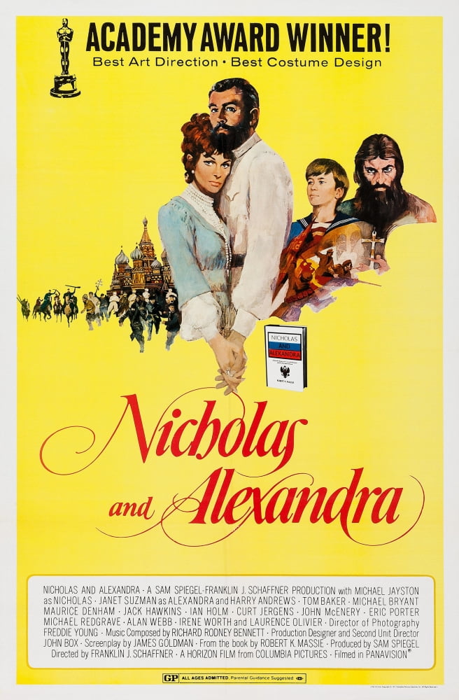 Nicholas And Alexandra Us Poster Art From Left: Janet Suzman Michael ...