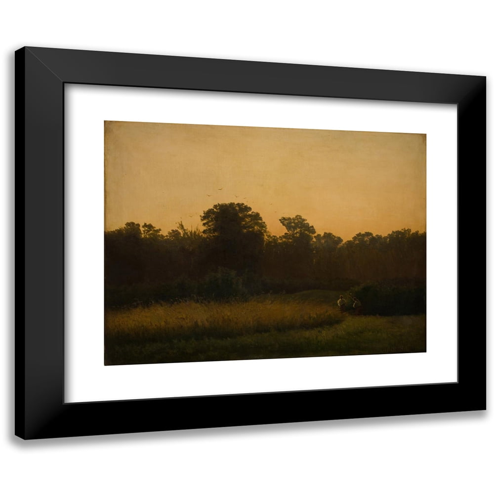 Nicholas Chevalier 24x19 Black Modern Framed Museum Art Print Titled ...