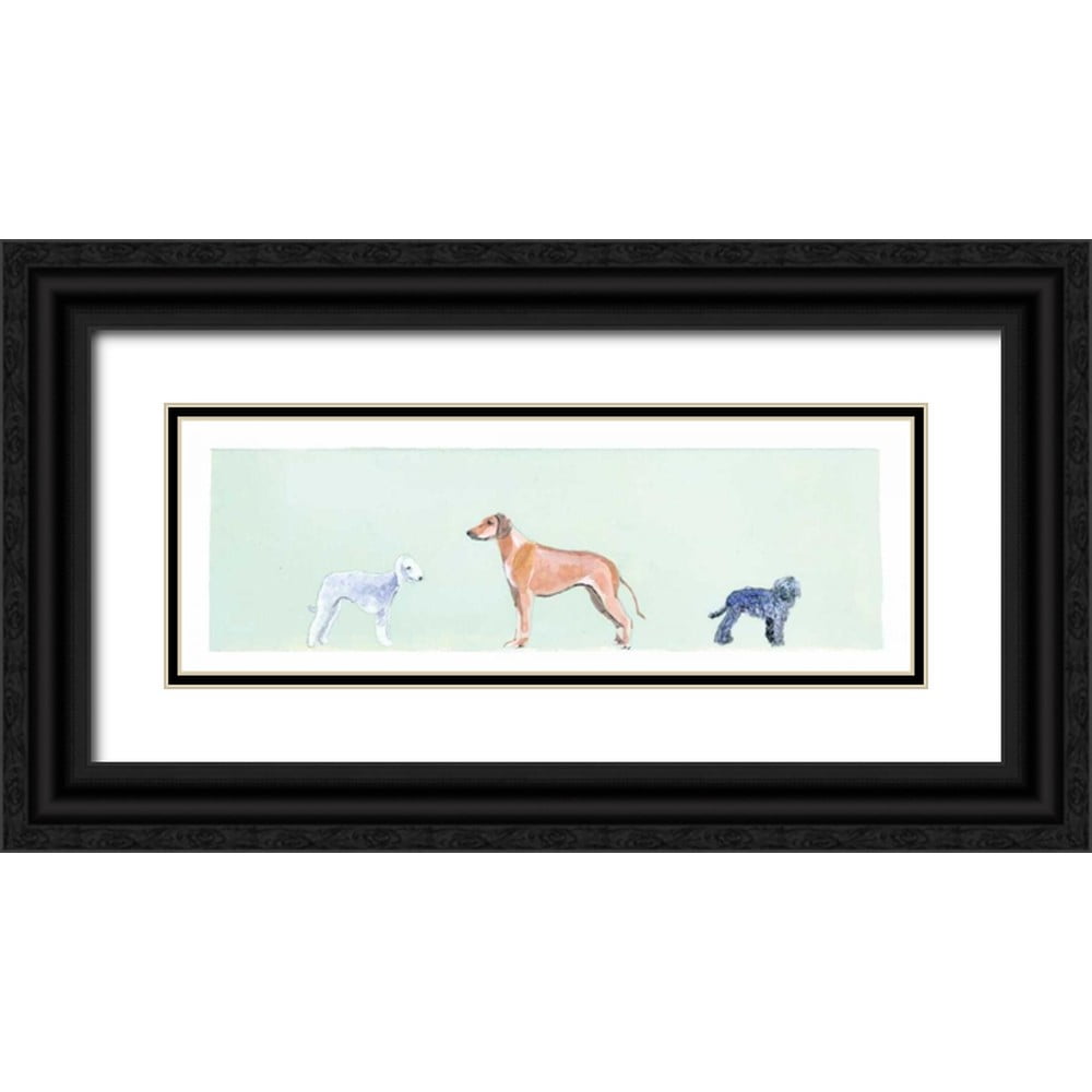 Nicholas, Debbie 24x11 Black Ornate Wood Framed with Double Matting ...