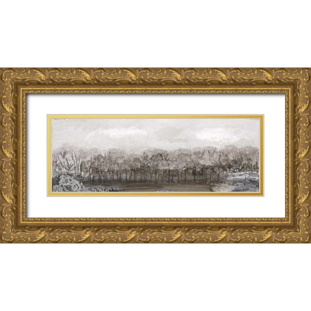 Nicholas, Debbie 24x11 Gold Ornate Wood Framed with Double Matting ...