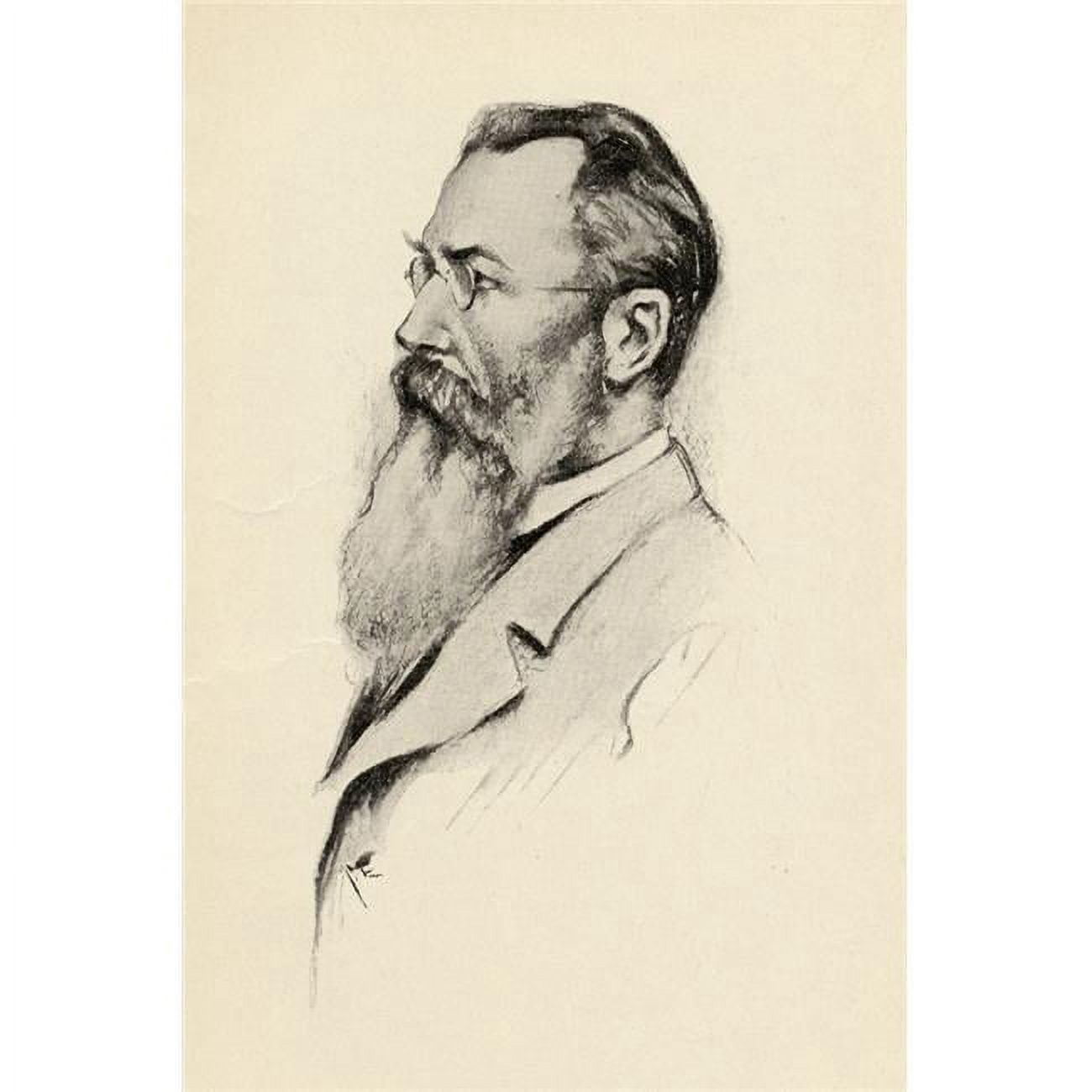 Nicholas Rimsky-Korsakoff 1844-1908 Russian Composer Portrait by Chase ...