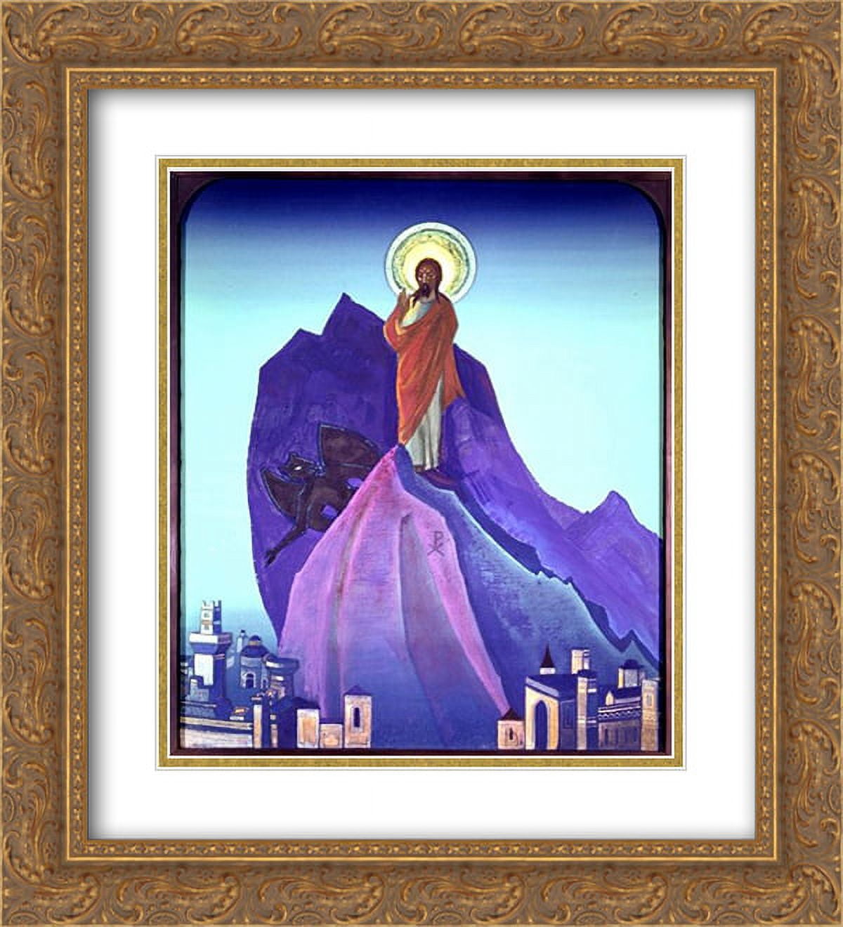 Nicholas Roerich 2x Matted 20x24 Gold Ornate Framed Art Print ...