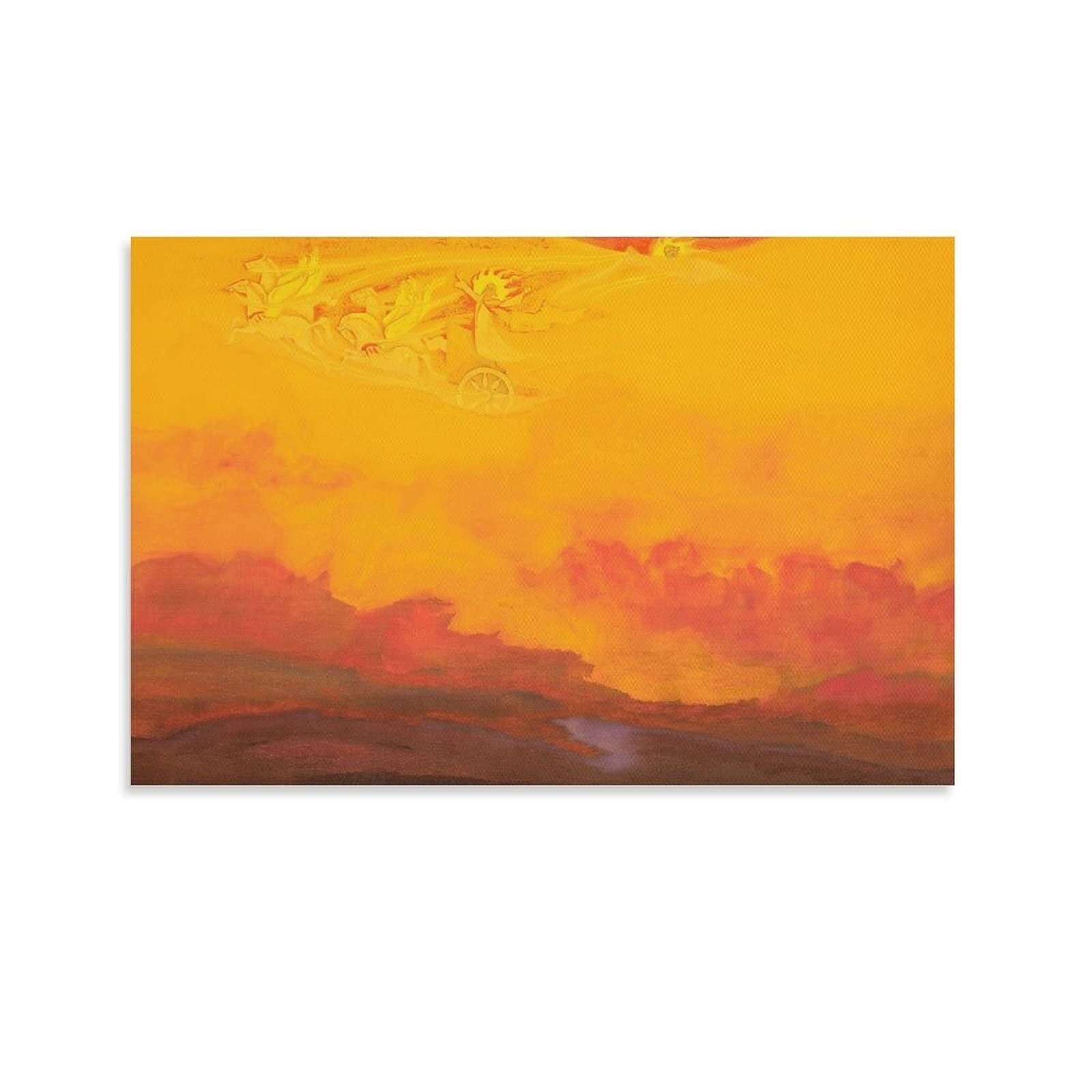 Nicholas Roerich Elijah The Prophet Art Hanging Picture Room Aesthetic ...