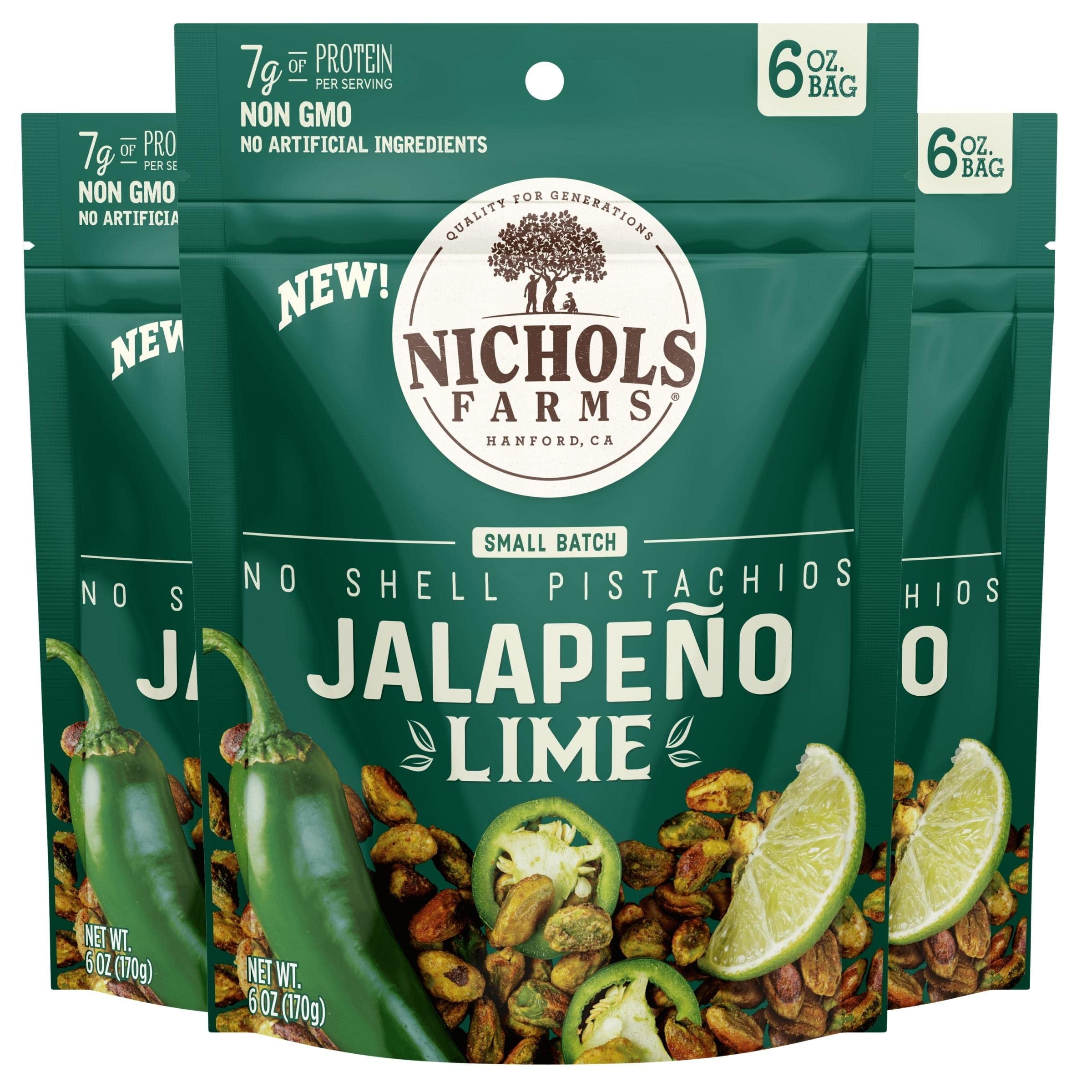 Nichols Farms Pistachios - IEF31 Fresh Roasted No Shell Pistachio ...