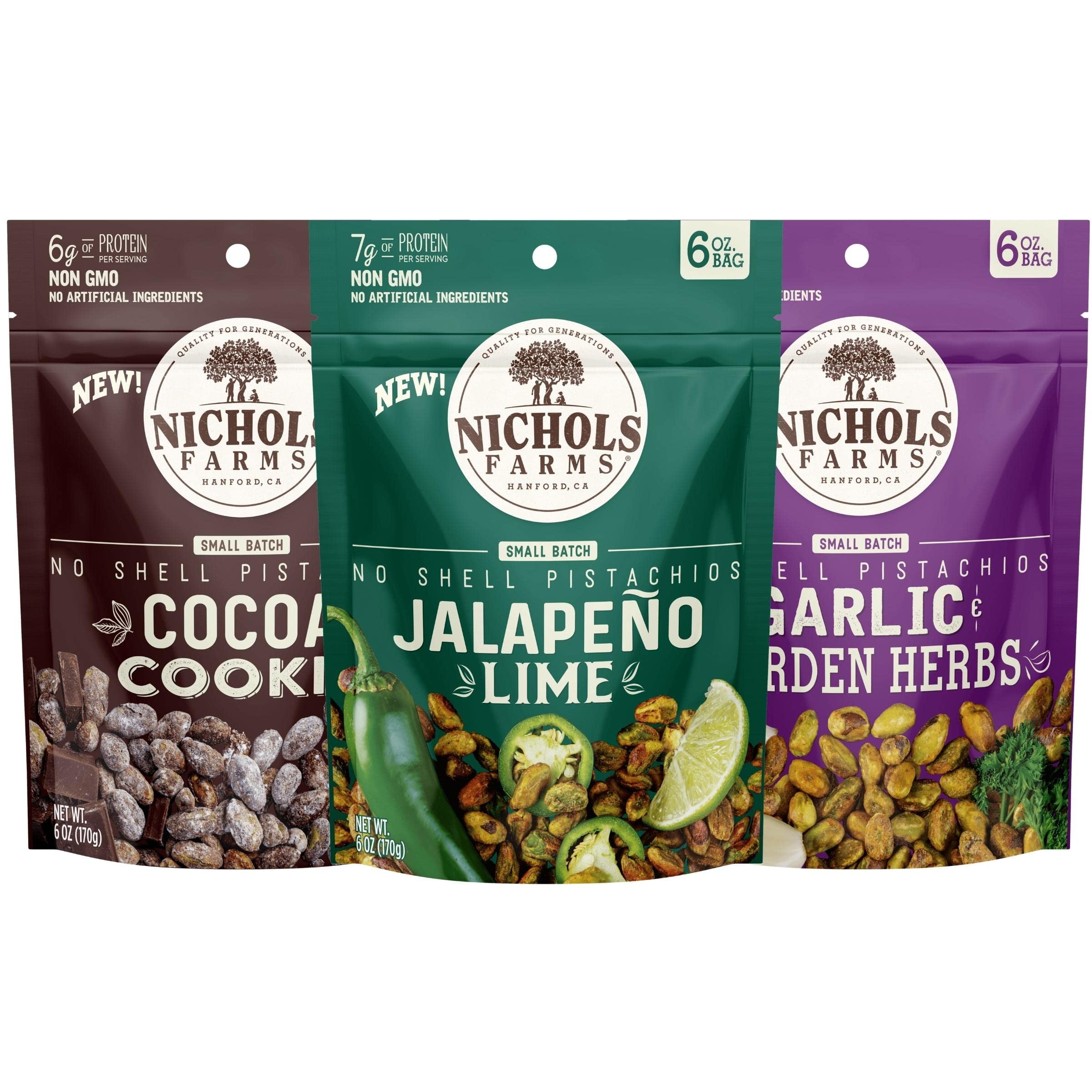 Nichols Farms PistachiosITSC - Fresh Roasted No Shell Pistachio ...