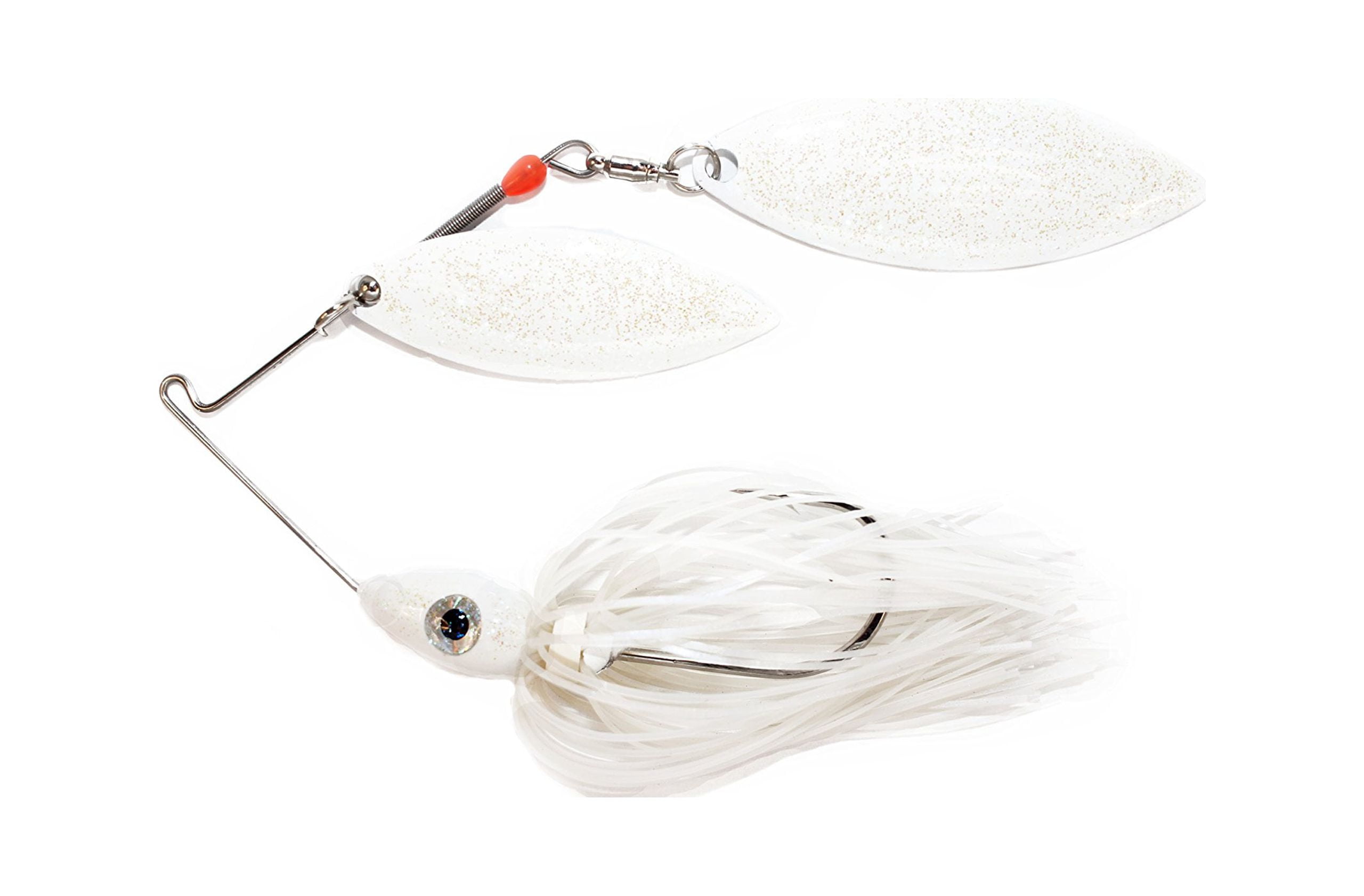 Nichols Lures Pulsator Metal Flake Double Willow Spinnerbait, Blue Shad ...