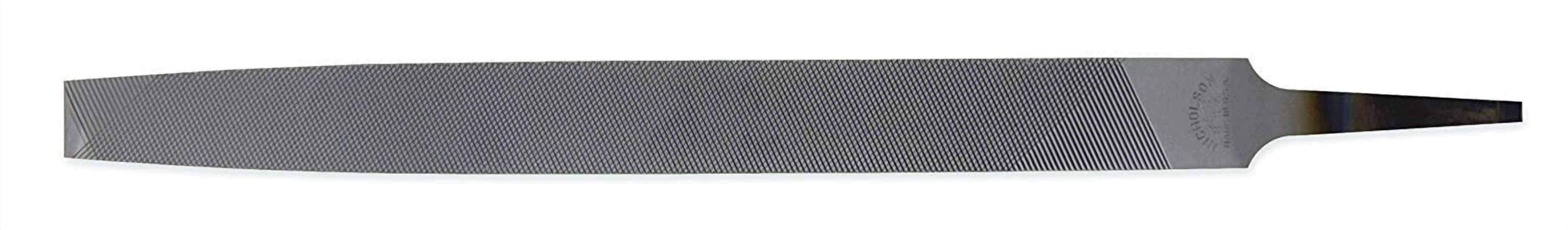 Nicholson Flat Bastard File - Precision, Coarse, Rectangular - 10 In ...