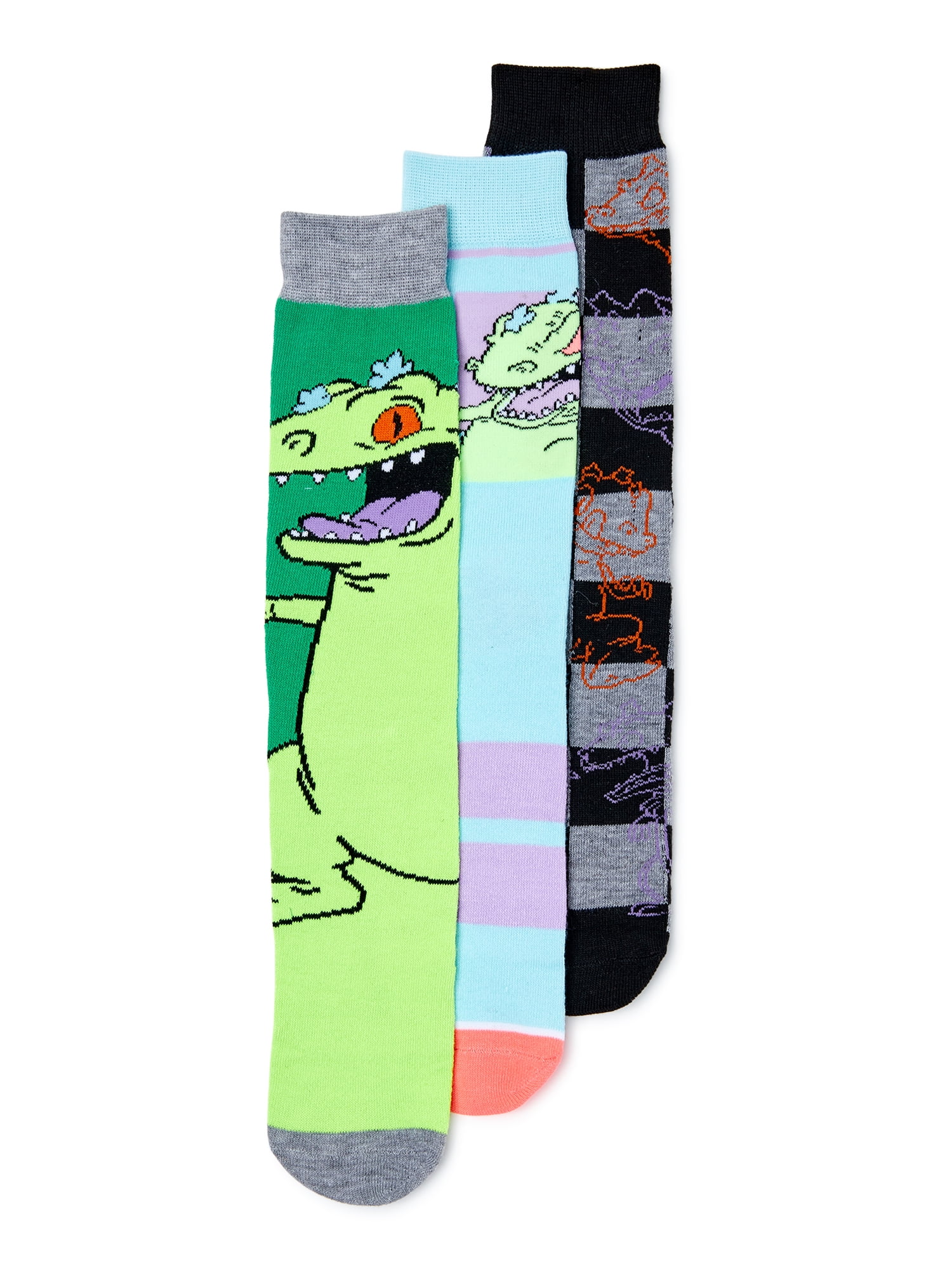 Nick 90s Nickelodeon Men's Rugrats Socks, 3-Pack - Walmart.com