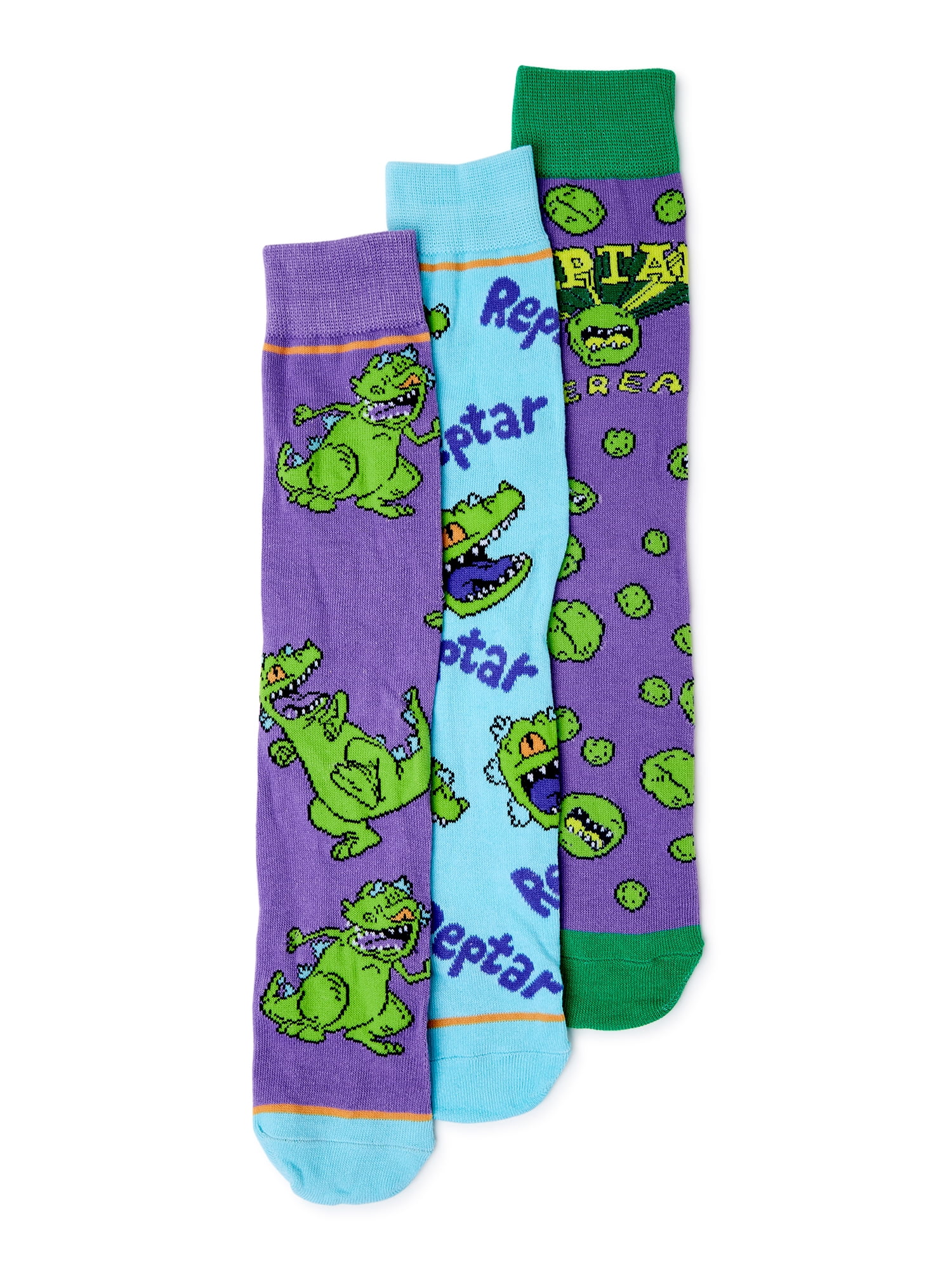 Nick 90s Men's Rugrats Socks, 3-Pack - Walmart.com