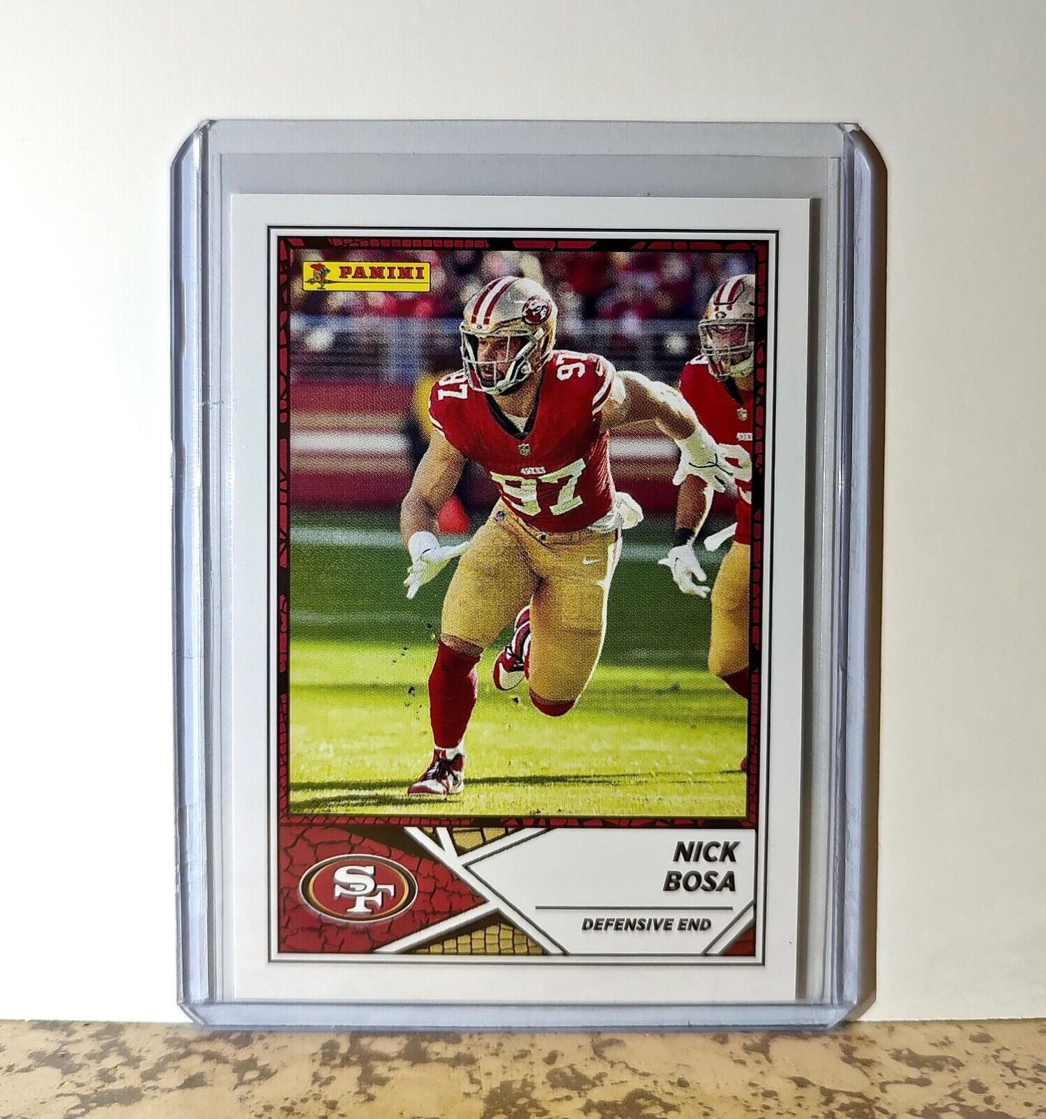 Nick Bosa 2024 Panini NFL #38 Sticker Card San Francisco 49ers ...