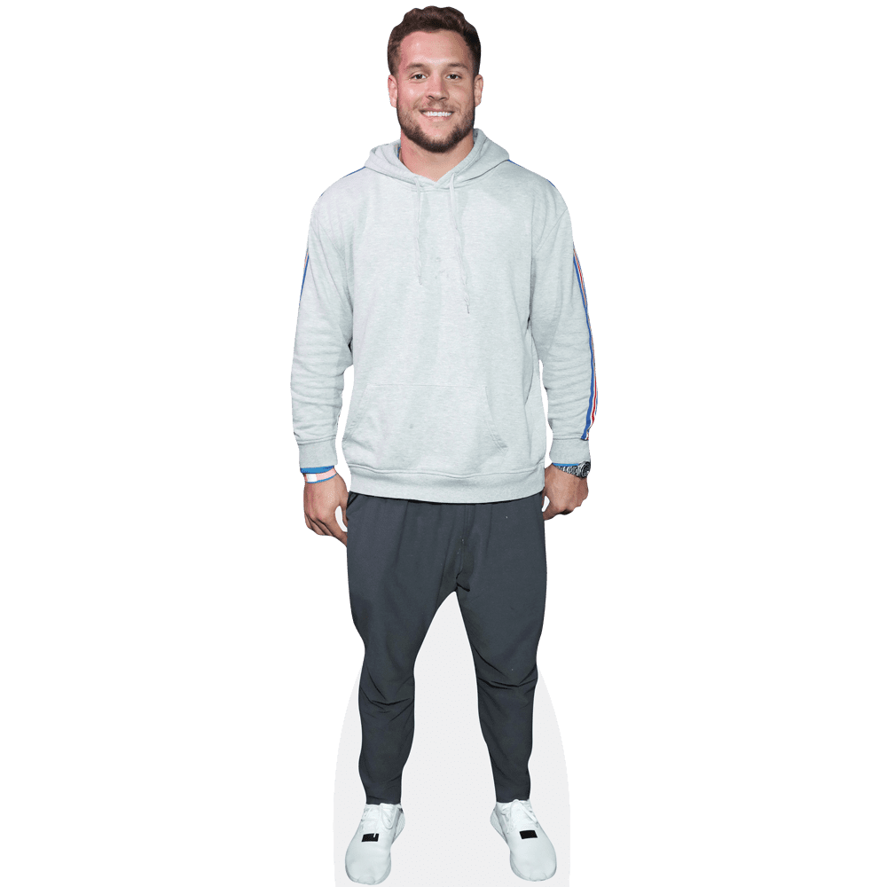 Nick Bosa (Casual) Mini Cardboard Cutout Standee - Walmart Business ...