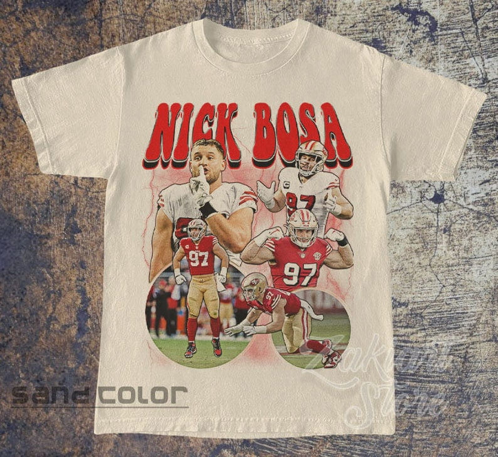 Nick Bosa Shirt, Football shirt, Classic 90s Graphic Tee, Unisex ...