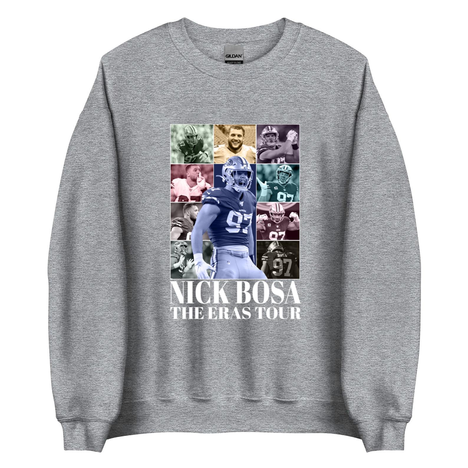 Nick Bosa shirt eras t-shirt Nick Bosa print Nick Bosa football fan ...