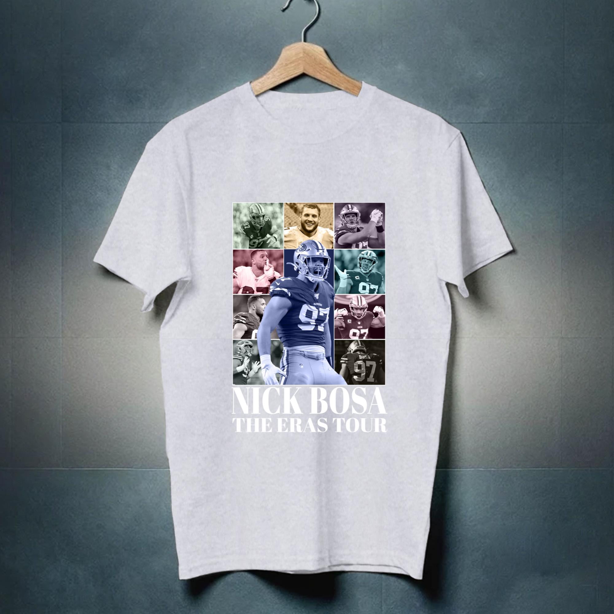Nick Bosa shirt eras t-shirt Nick Bosa print Nick Bosa football fan ...