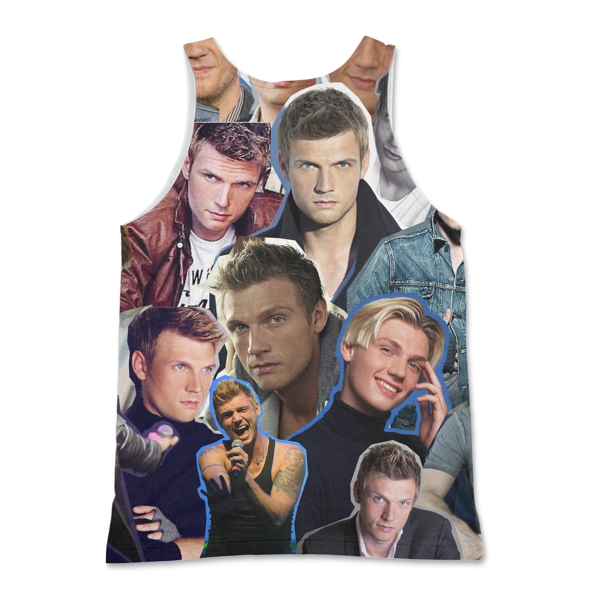 Nick Carter Photo Collage Tank Top - Walmart.com