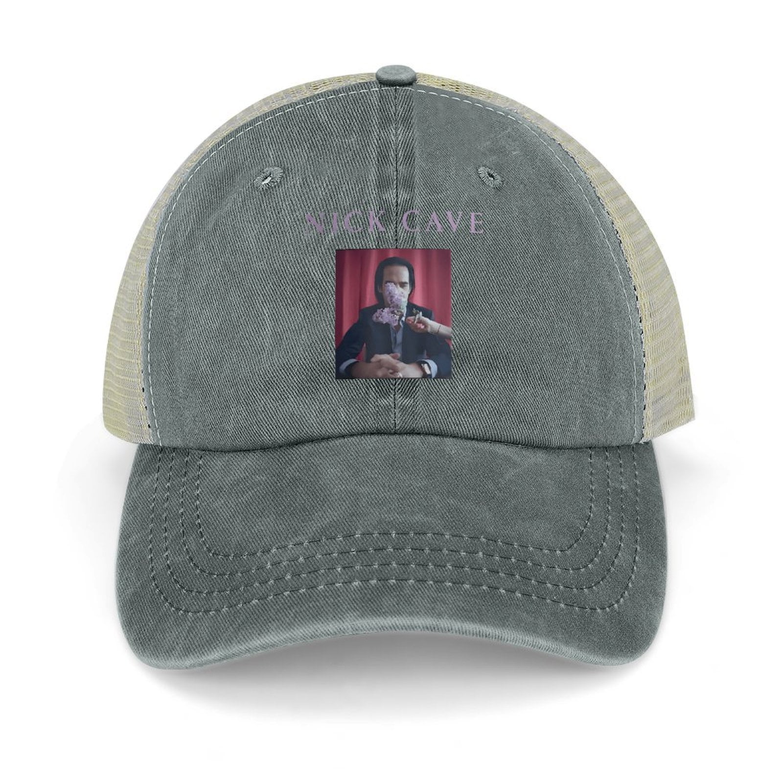Nick Cave And The Bad Seeds Glam Gray Hat Adjustable Unisex Denim ...