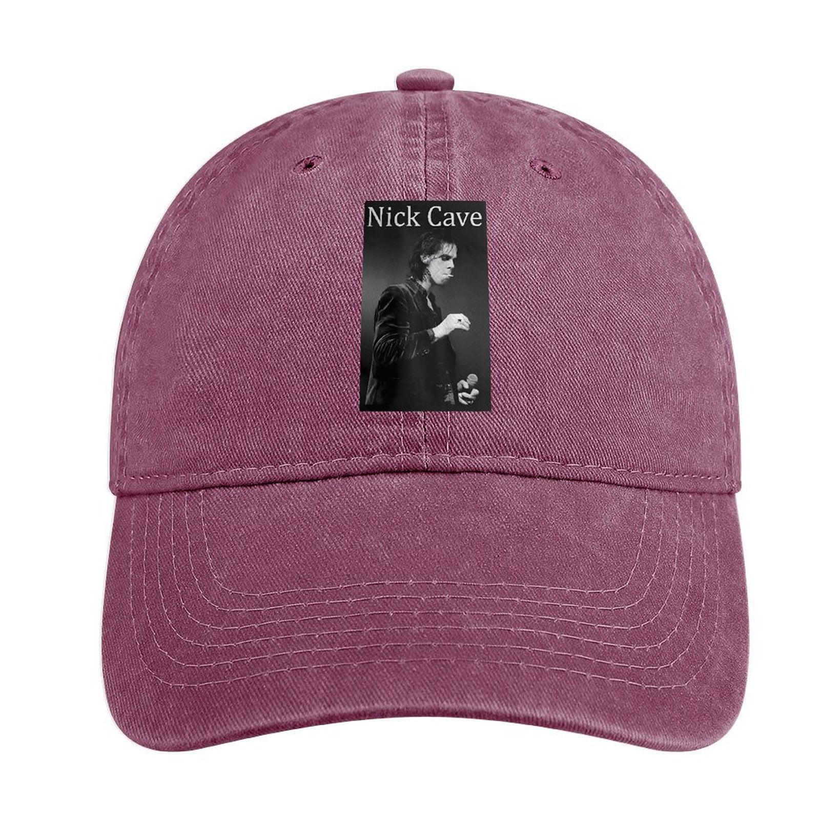 Nick Cave And The Bad Seeds Vogue Wine Red Cowboy Mesh Baseball Cap ...