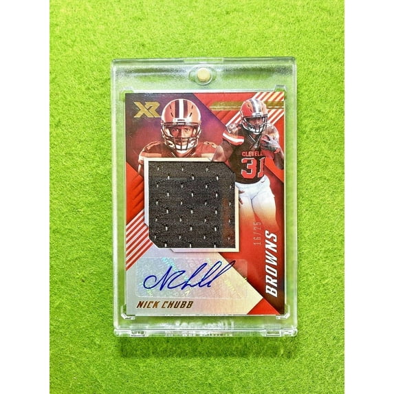 Nick Chubb Jersey Card