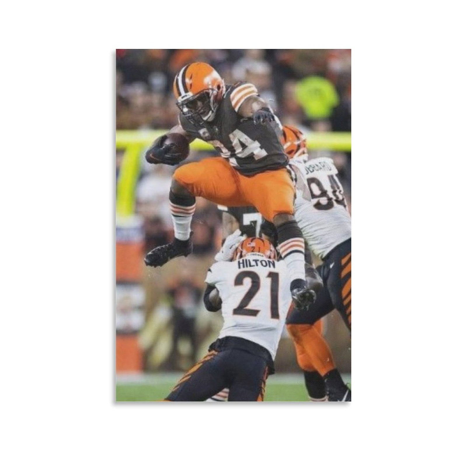 Nick Chubb Canvas Poster Picture Print Canvas Poster Wall Paint Art ...