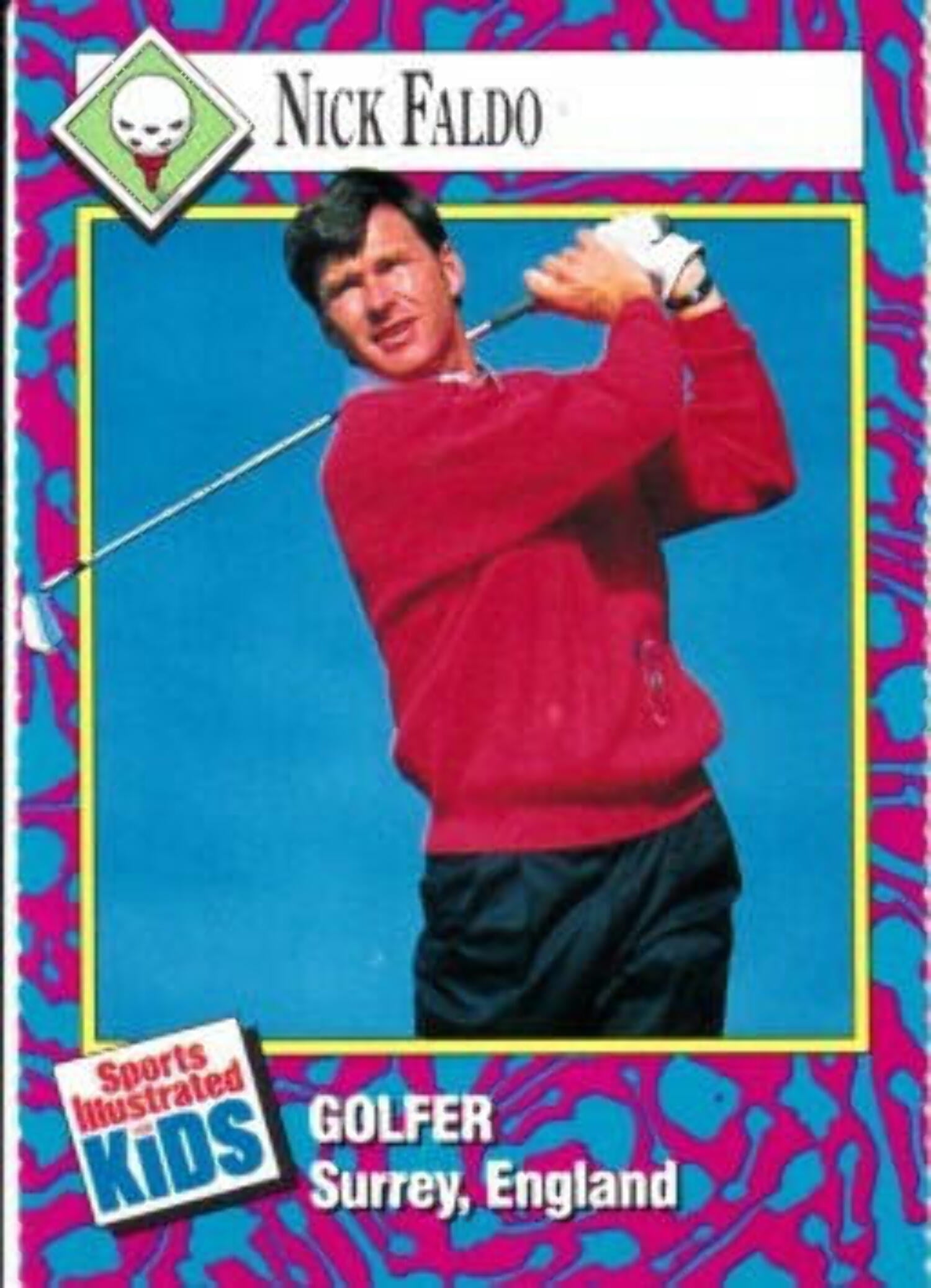 Nick Faldo 1993 Sports Illustrated for Kids golf card - Walmart.com