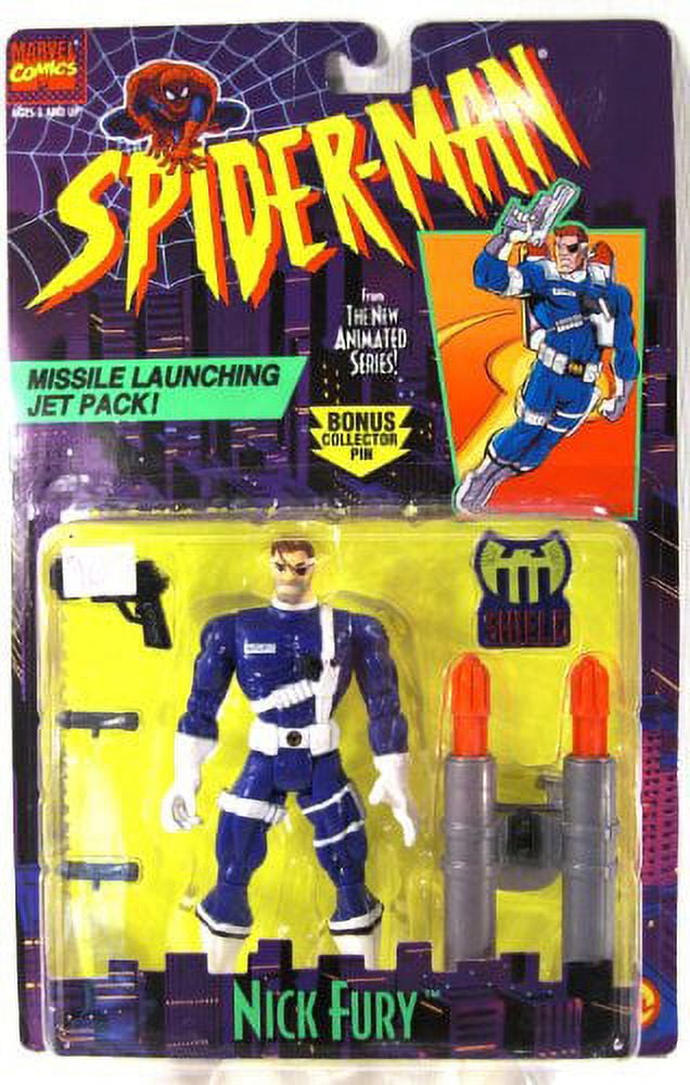 Nick Fury w/ Missle Launching Jetpack Spider-Man - Walmart.com