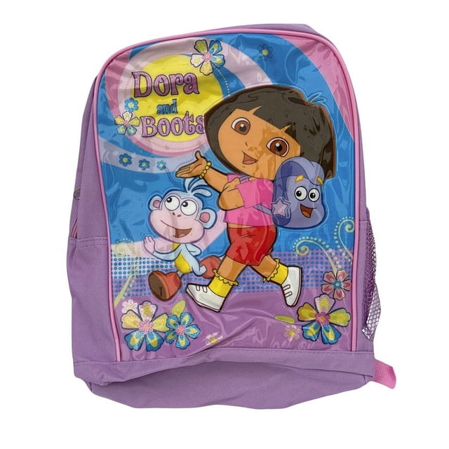 Nick Jr Dora and Boots Mid size Backpack with vinyl grphics - Walmart.com