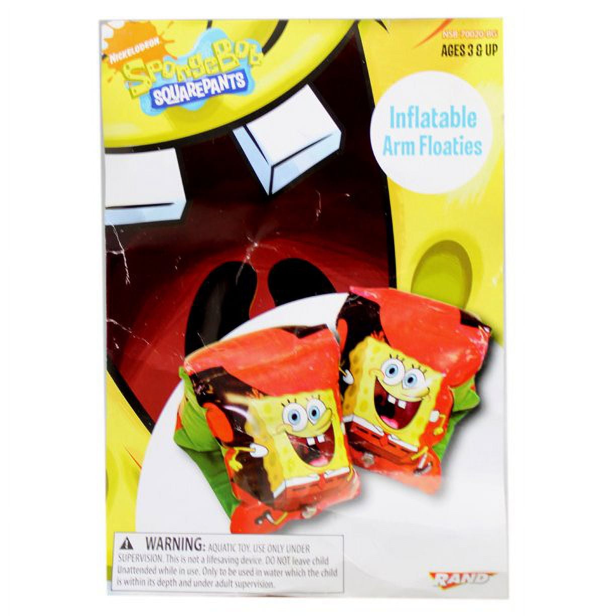 Nick Jr Spongebob Squarepants Kids Arm Floaties - Walmart.com