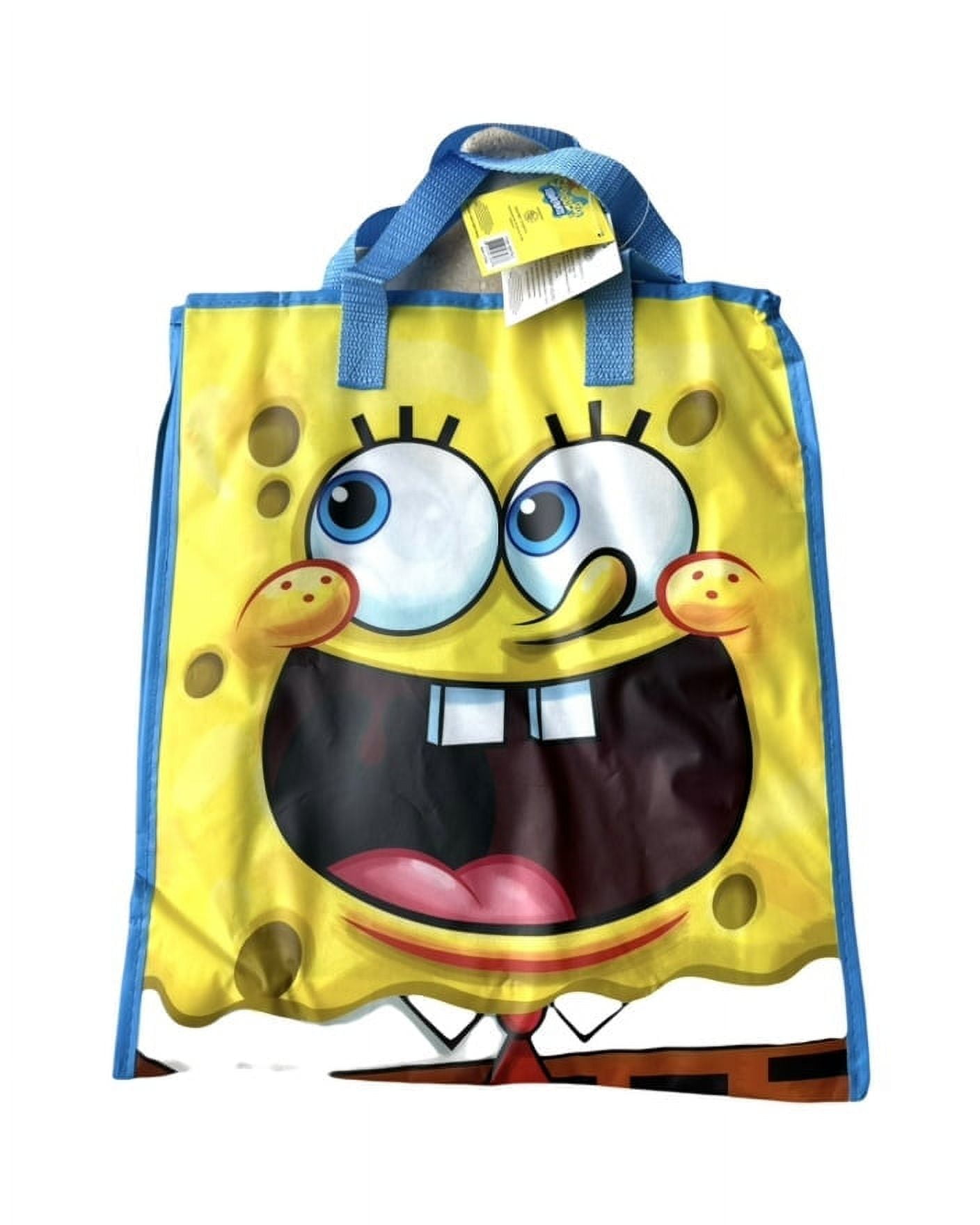 Nick Jr Spongebob Squarepants Recyclable Reusable Tote Shopping Bag ...