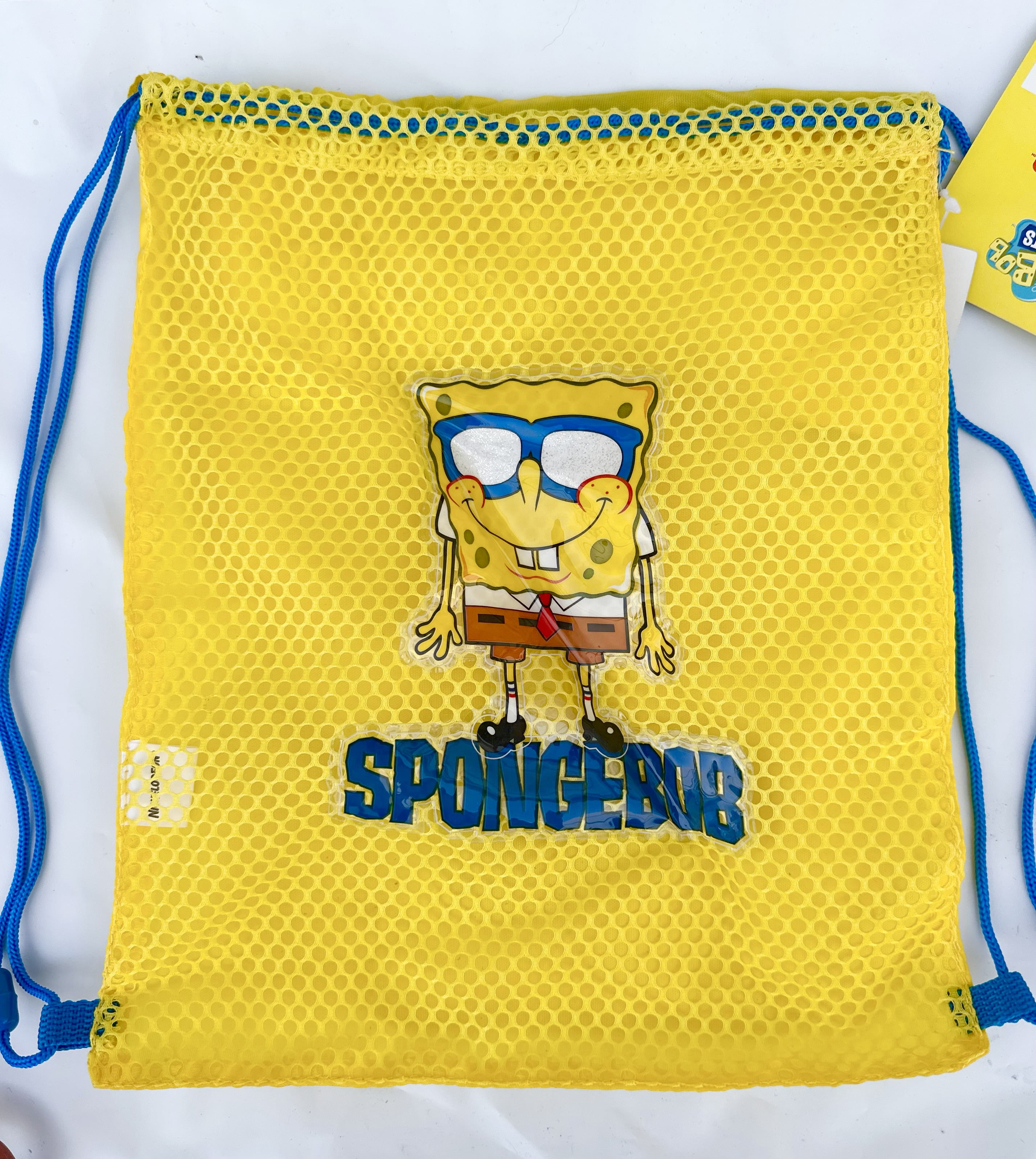 Nick Jr Spongebob Squarepants yellow drawstring cinch sack - Walmart.com